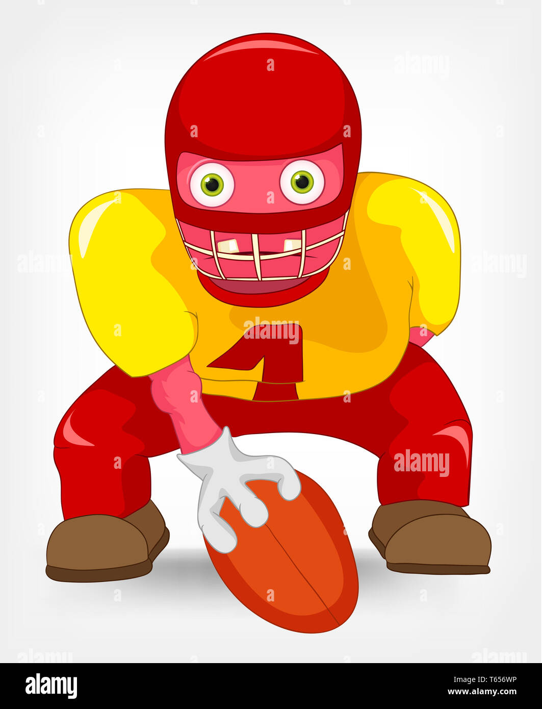 Funny Monster. Rugby Stock Photo - Alamy