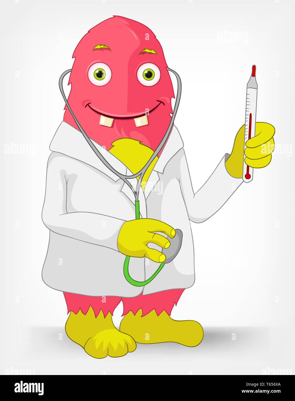 Funny Monster. Doctor Stock Photo - Alamy