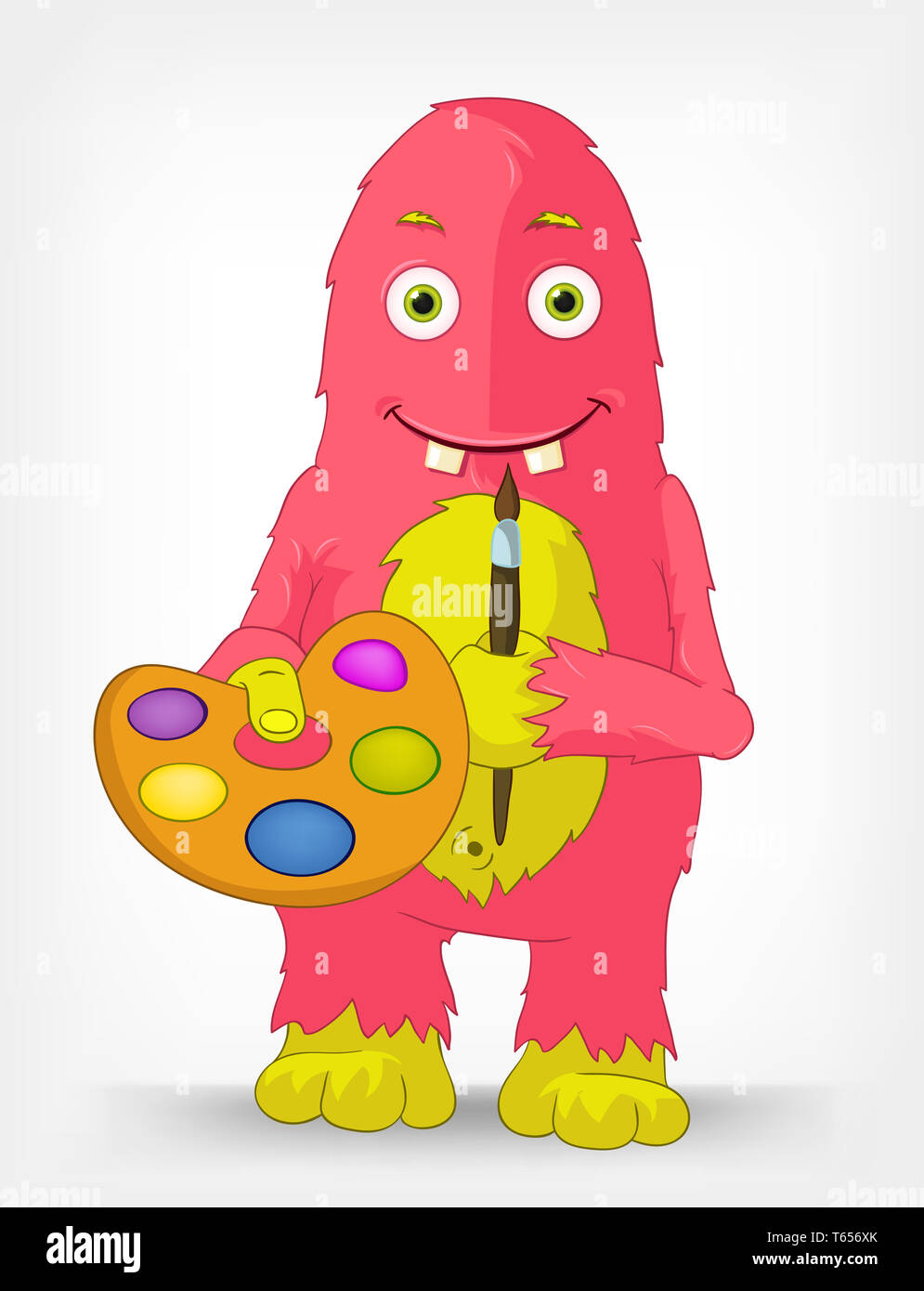 Funny Monster. Artist Stock Photo - Alamy