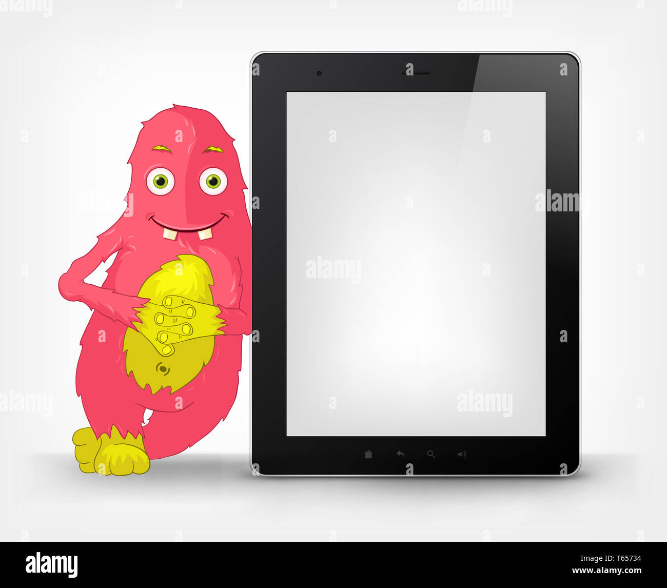 Monster computer screen hi-res stock photography and images - Alamy