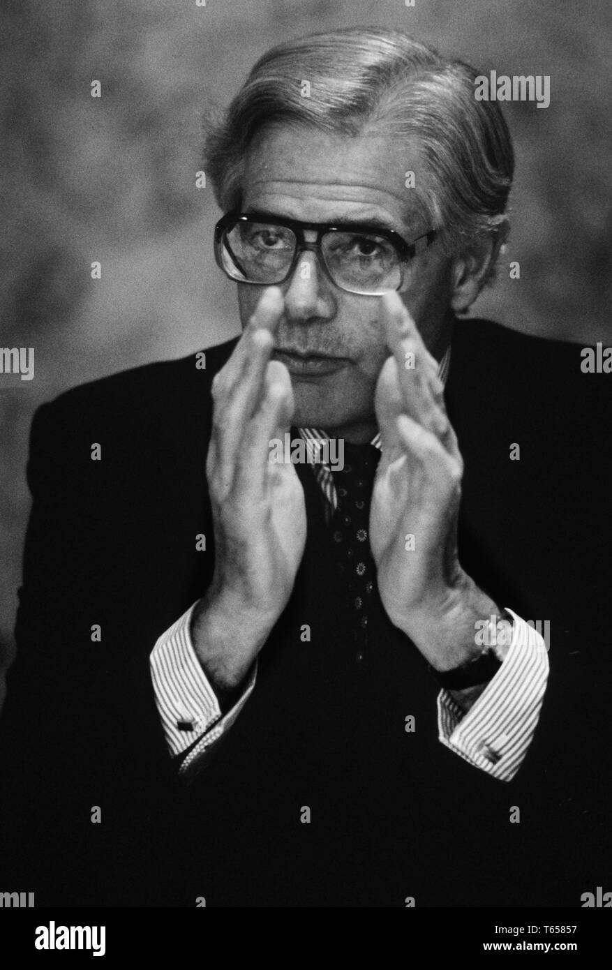 Ogilvie Thompson Chairman of De Beers photographed in his London Hatton ...