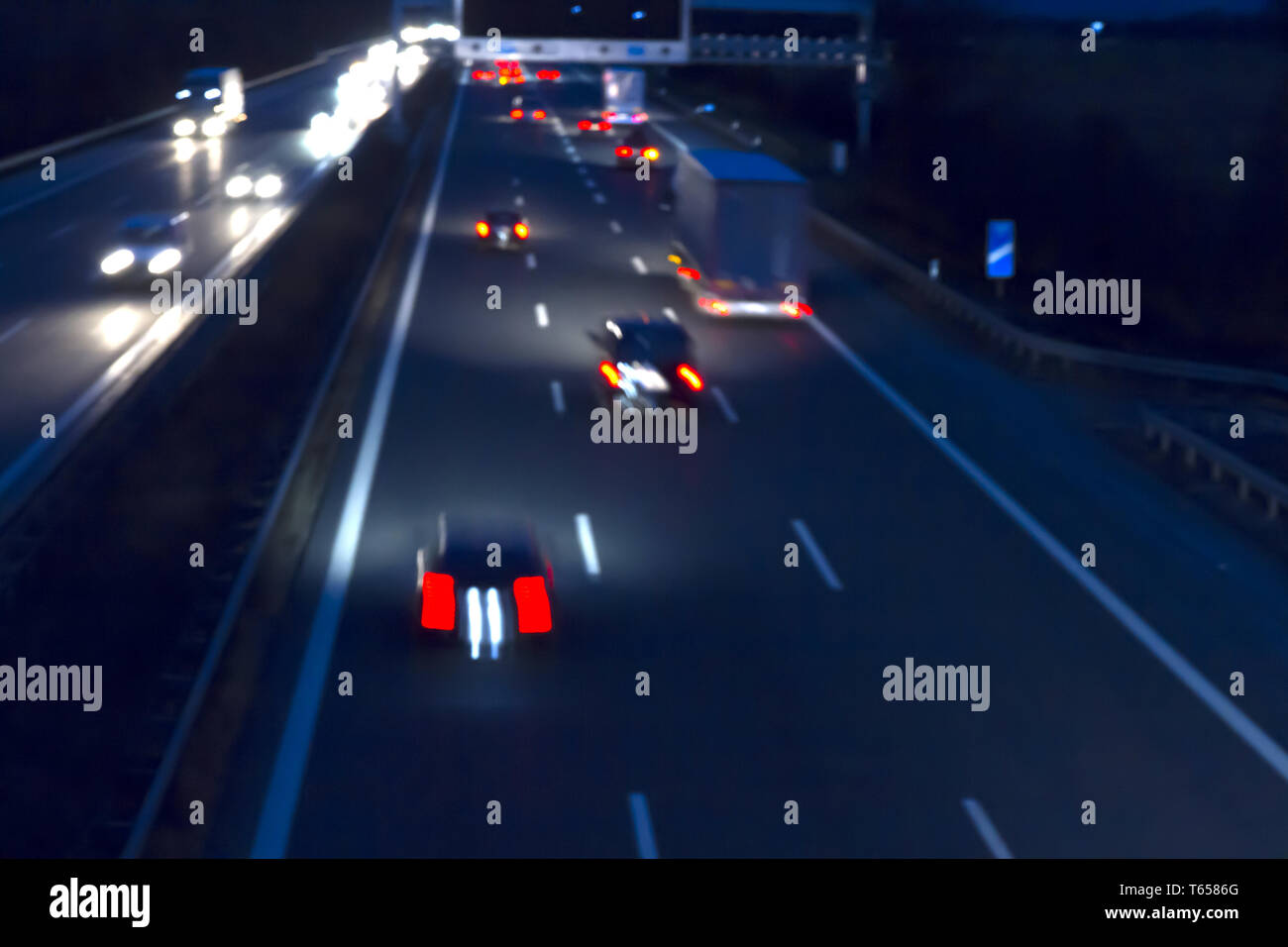 Autobahn Vignette High Resolution Stock Photography and Images - Alamy