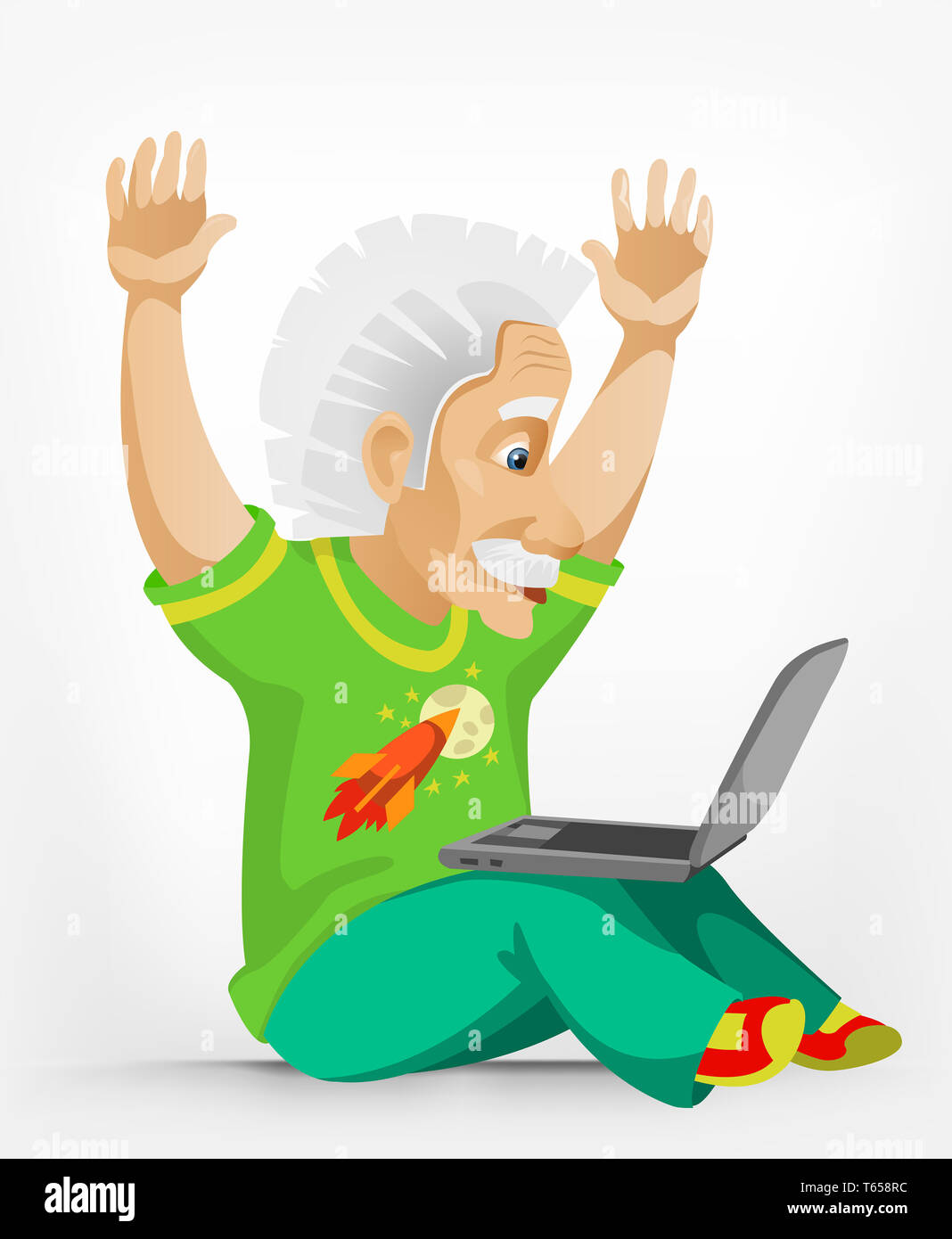 Einstein physicist computer hi-res stock photography and images - Alamy