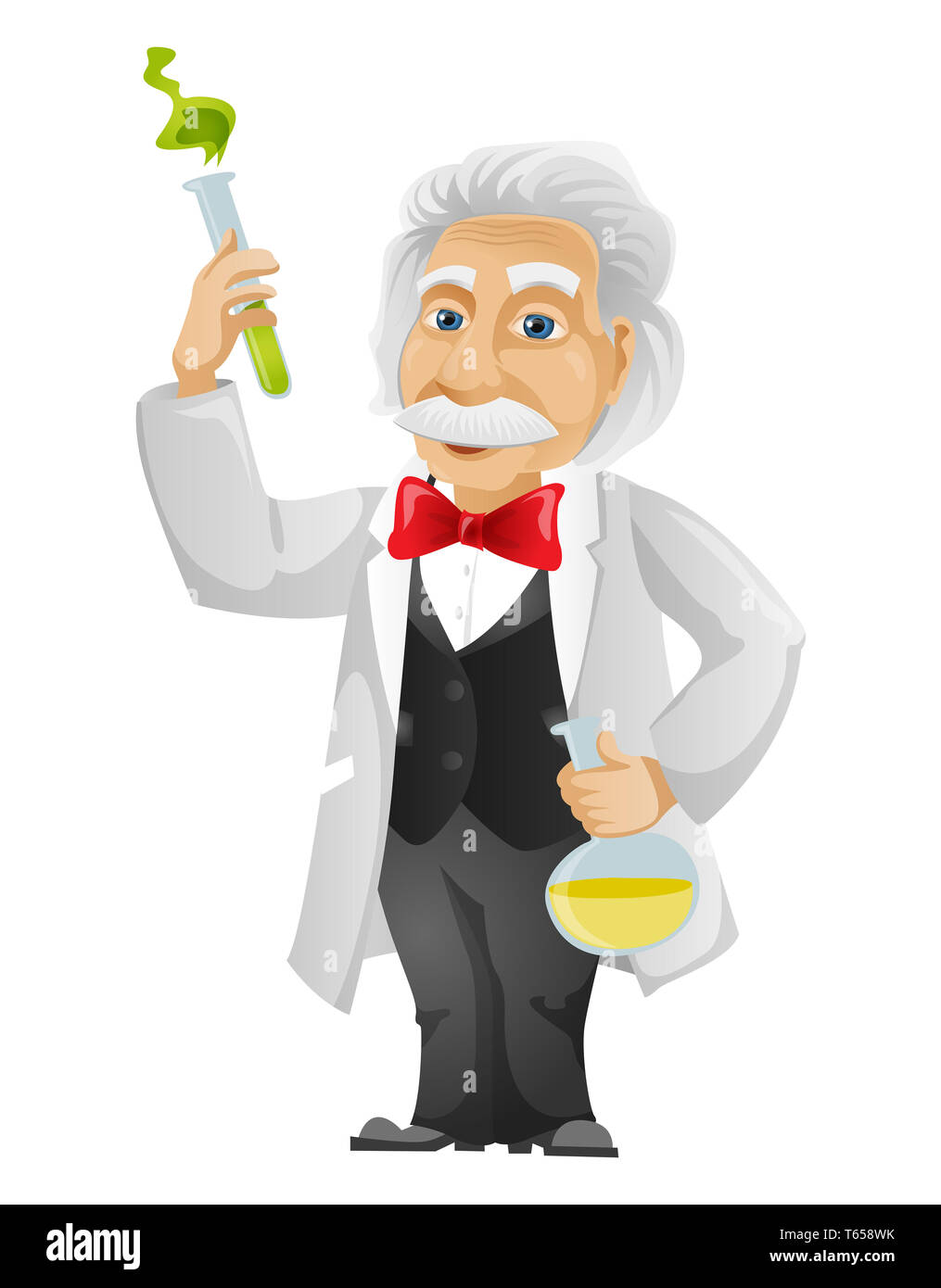 Albert einstein cartoon Cut Out Stock Images & Pictures - Alamy