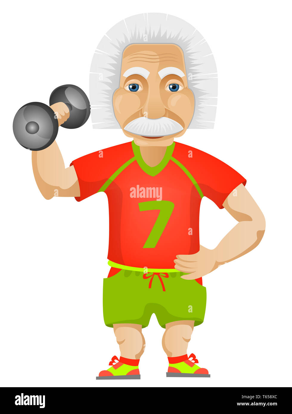 Albert einstein cartoon Cut Out Stock Images & Pictures - Alamy