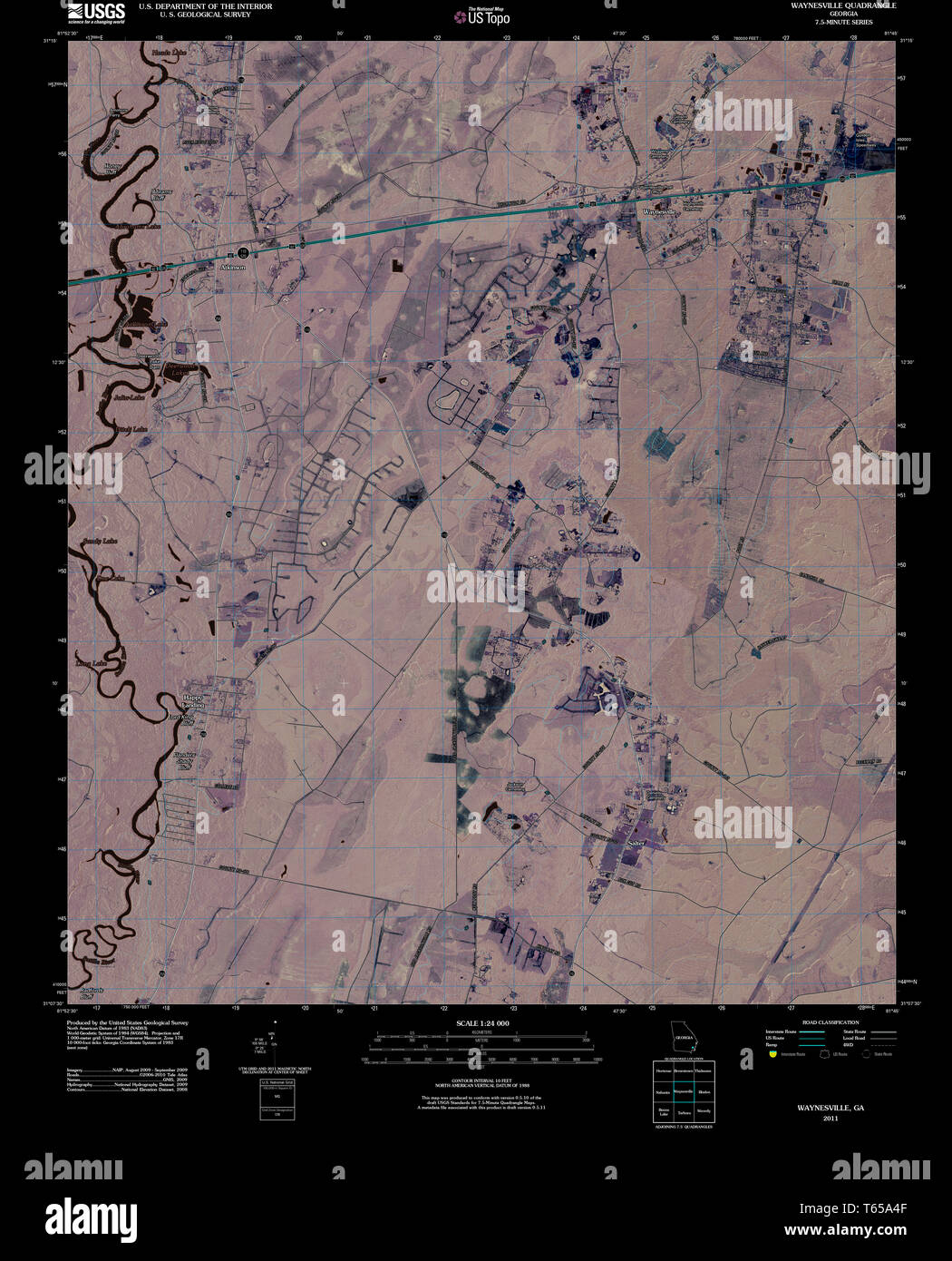 Map of waynesville hi-res stock photography and images - Alamy