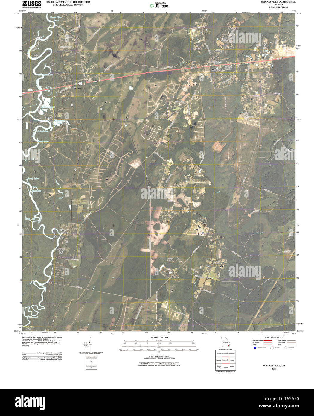 Map of waynesville hi-res stock photography and images - Alamy