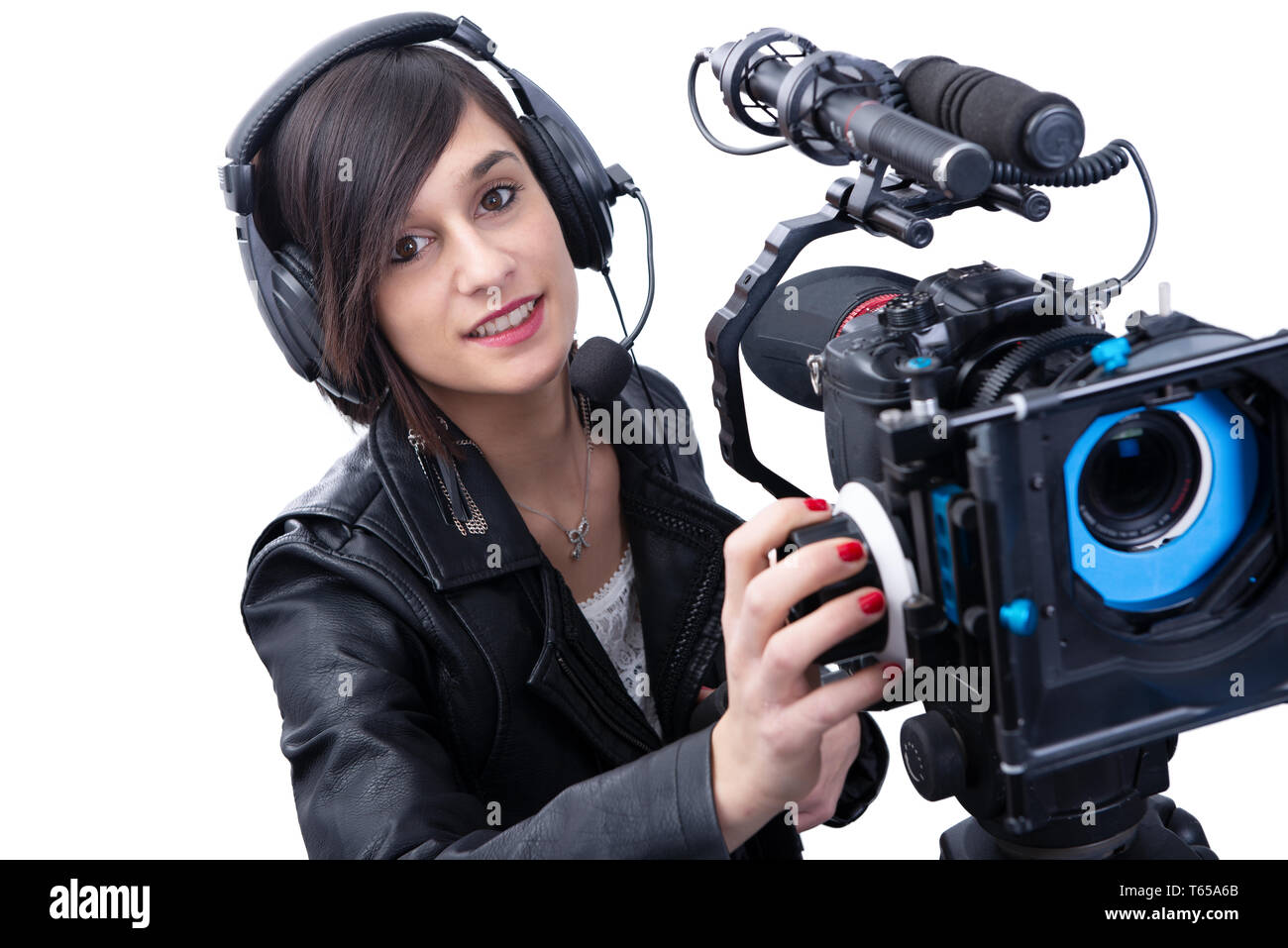 Camerawoman and studio hi-res stock photography and images - Alamy