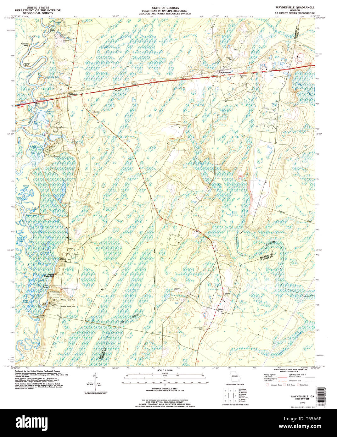 Map of waynesville hi-res stock photography and images - Alamy
