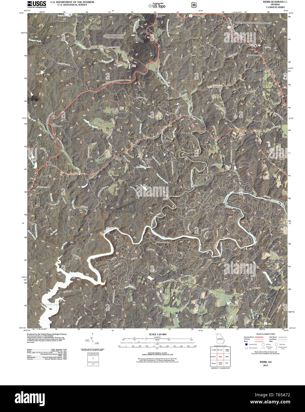 Map of webb hi-res stock photography and images - Alamy