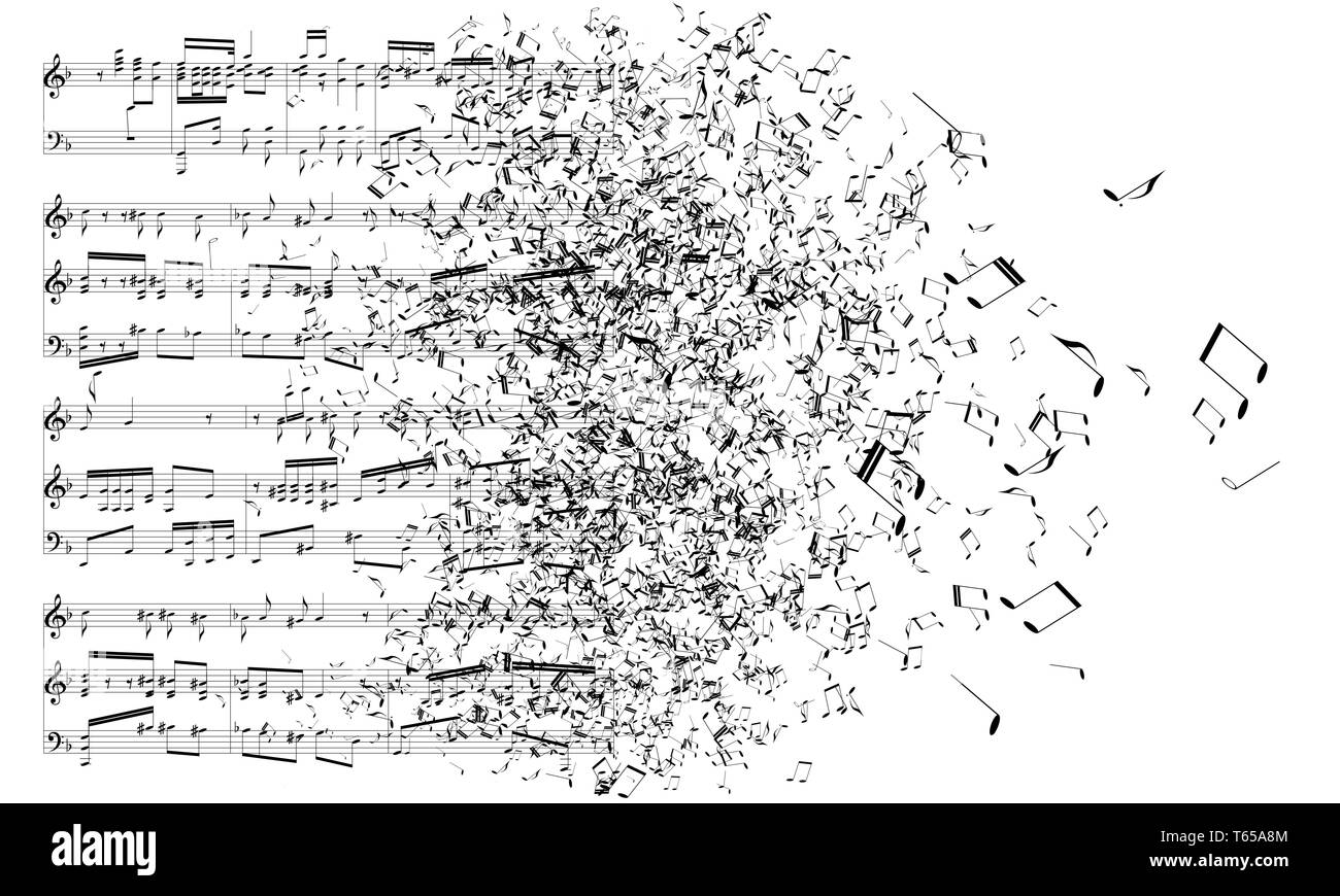 Music notes hi-res stock photography and images - Alamy