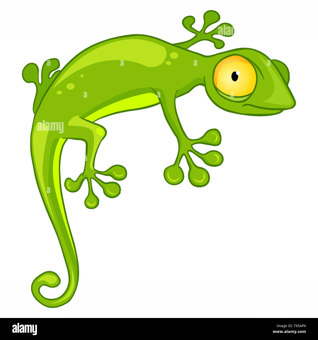 Cartoon Character Lizard Stock Photo - Alamy