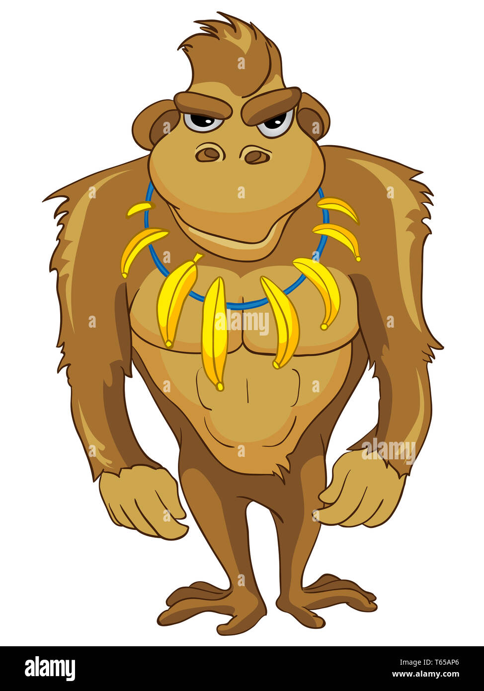 Cartoon Character Monkey Stock Photo - Alamy