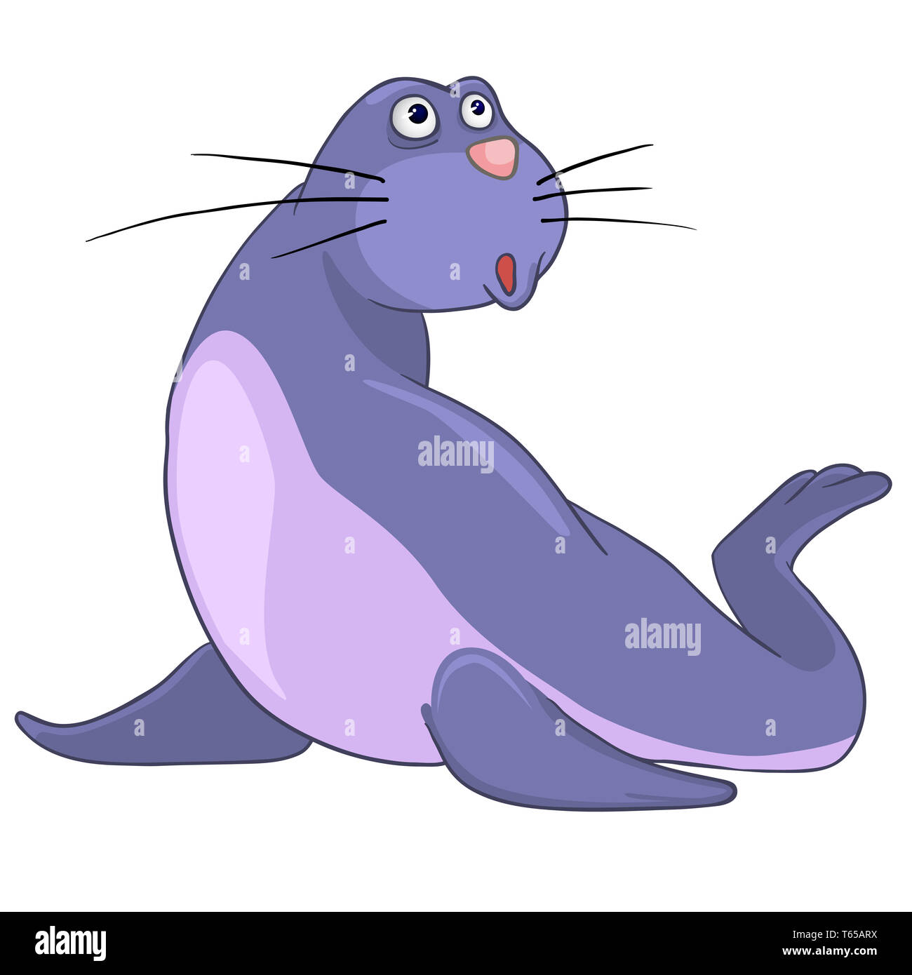 Cartoon seal hi-res stock photography and images - Alamy