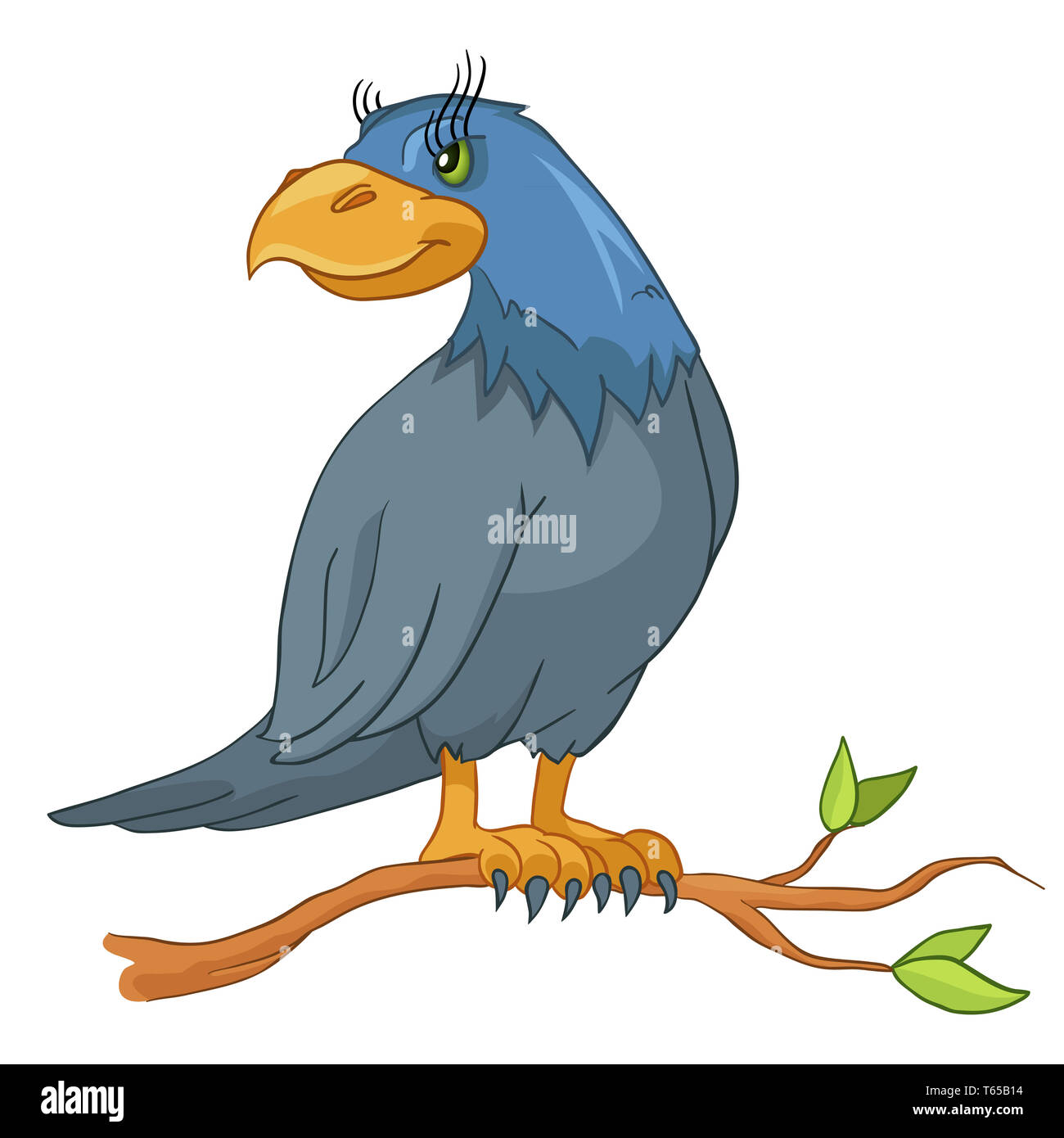 Cartoon Character Bird Stock Photo - Alamy