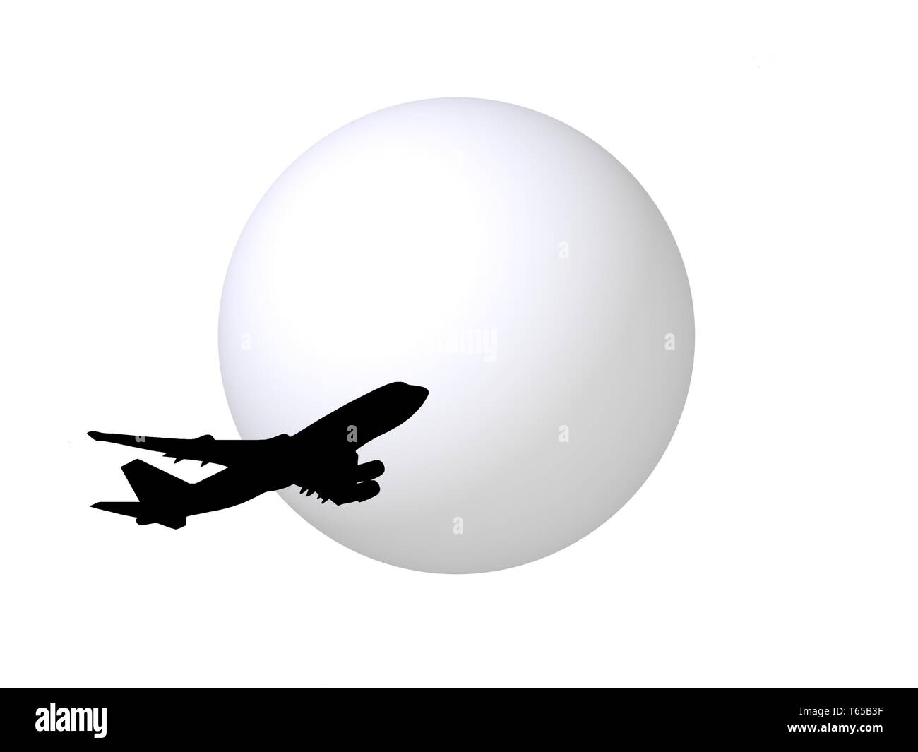 747 silhouette Cut Out Stock Images & Pictures - Alamy