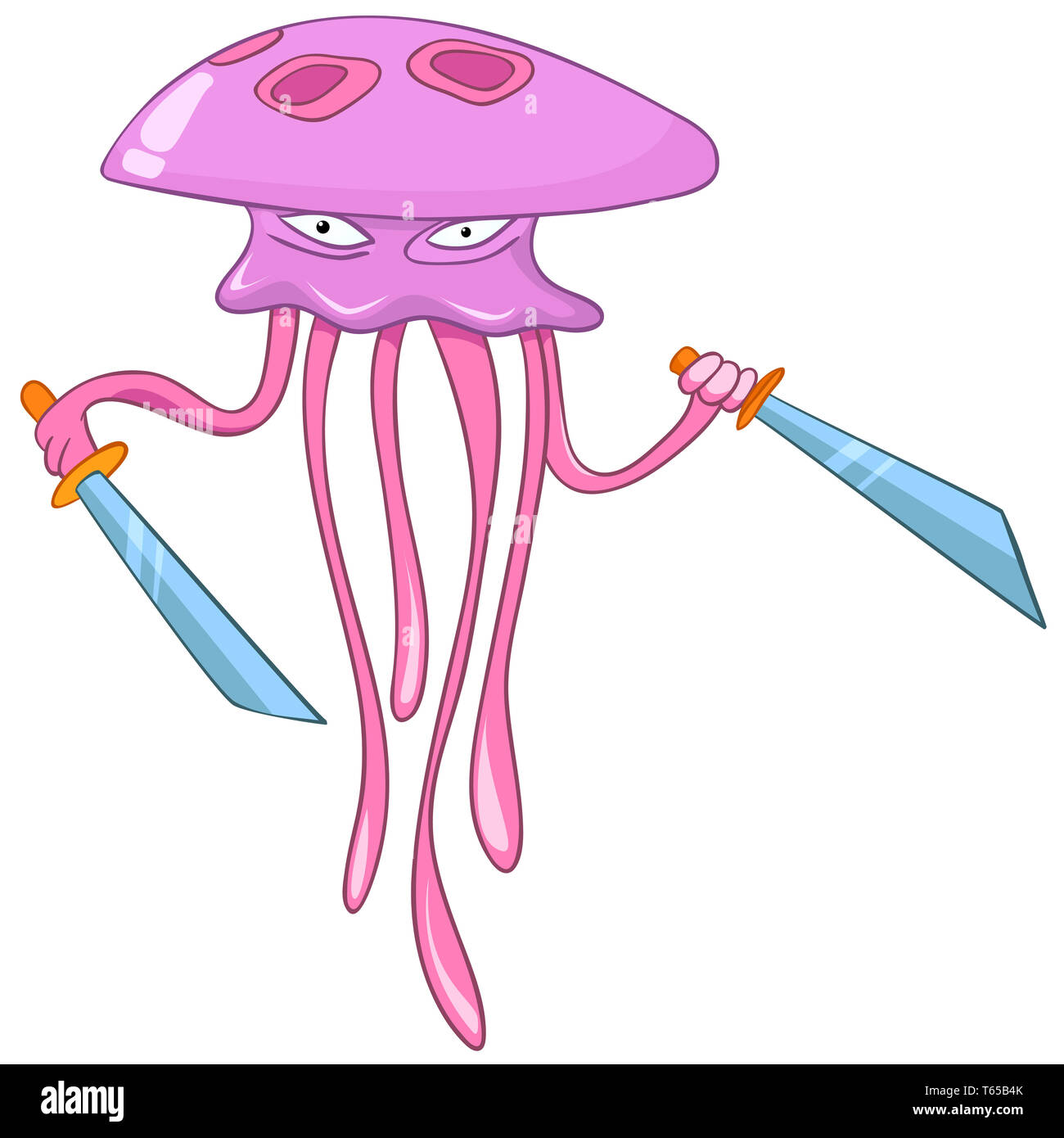 Cartoon Character Medusa Stock Photo - Alamy