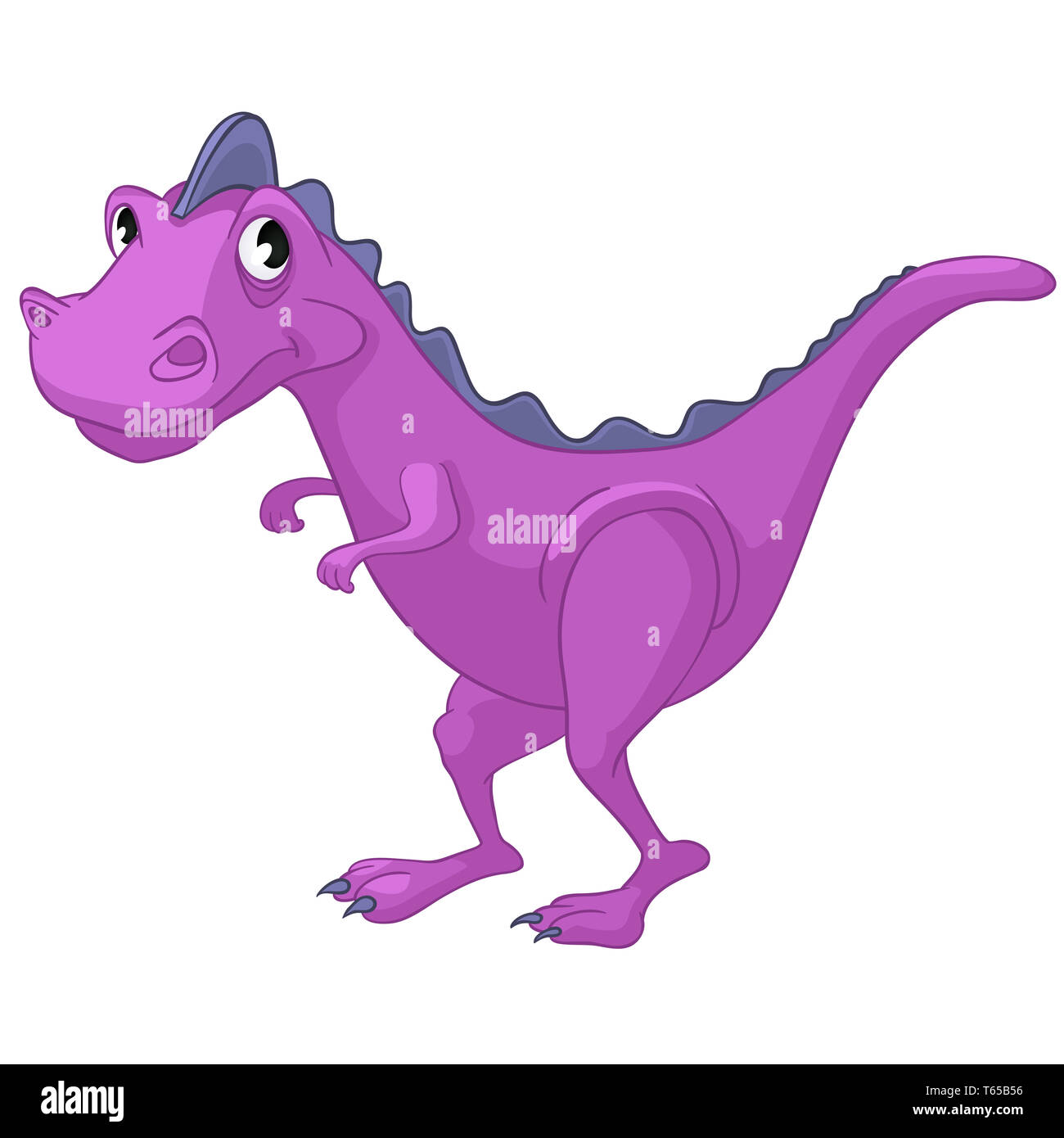 Cartoon Character Dino Stock Photo - Alamy