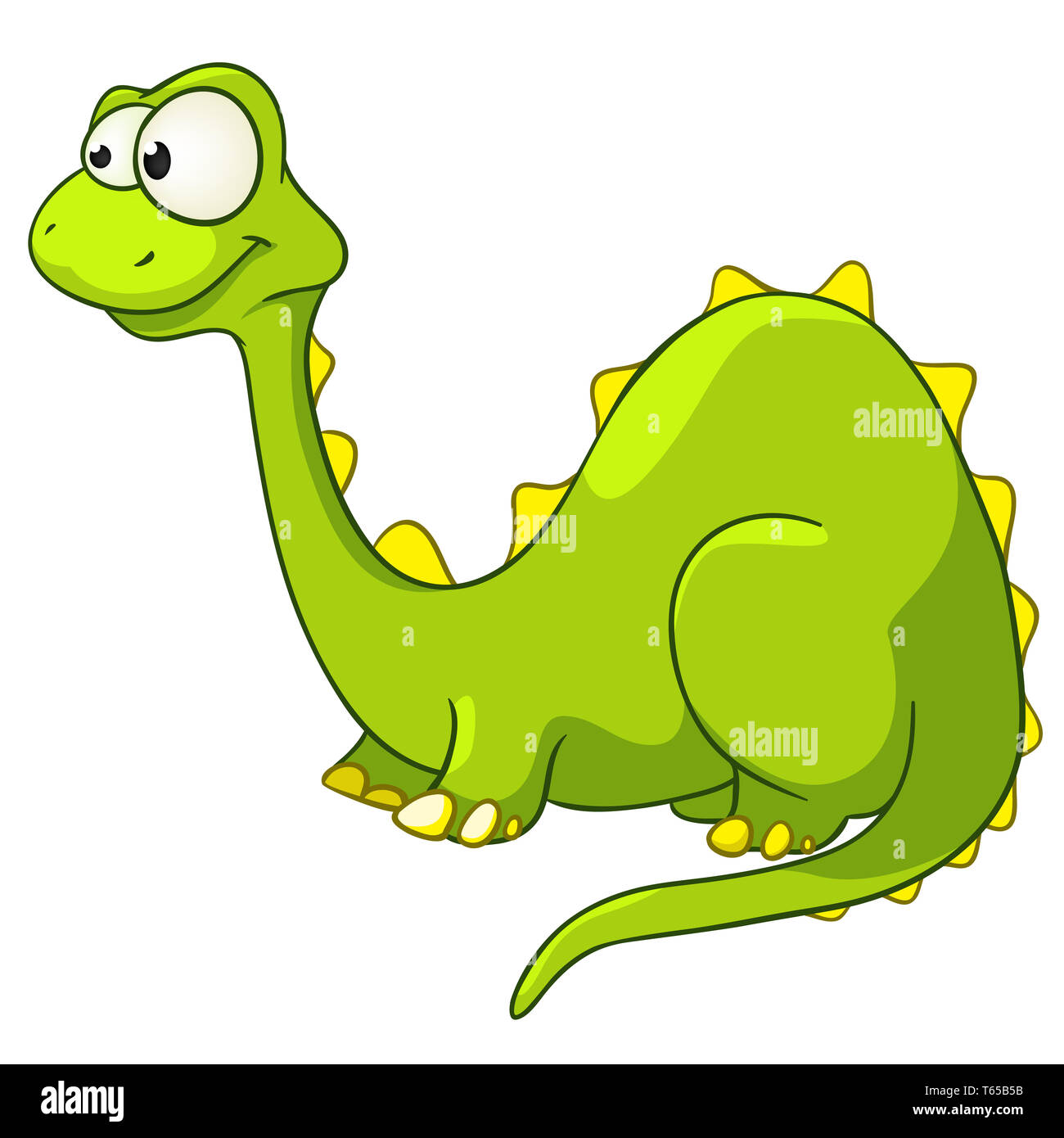 Cartoon Character Dino Stock Photo - Alamy