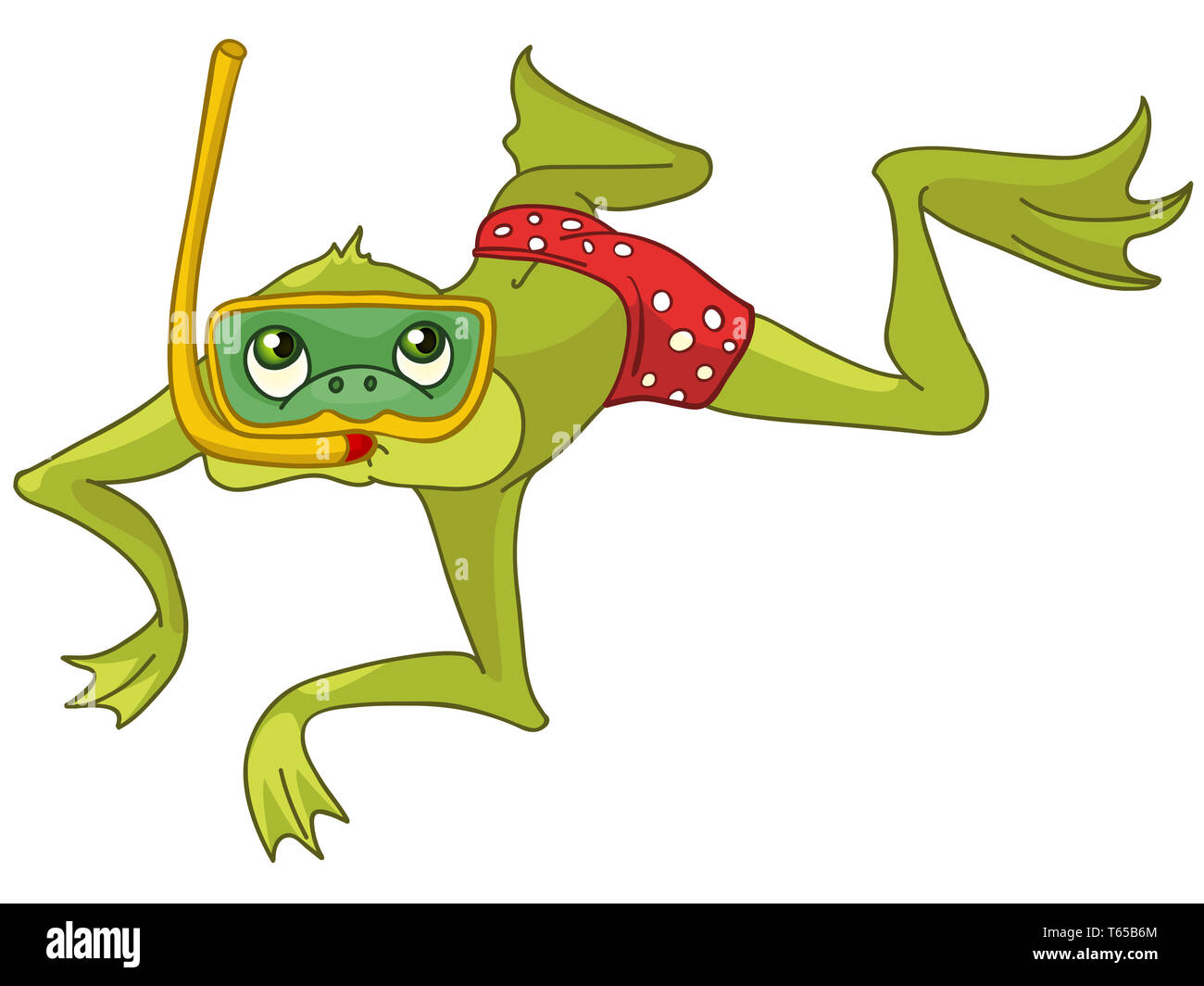 Frog cartoon clipart hi-res stock photography and images - Alamy