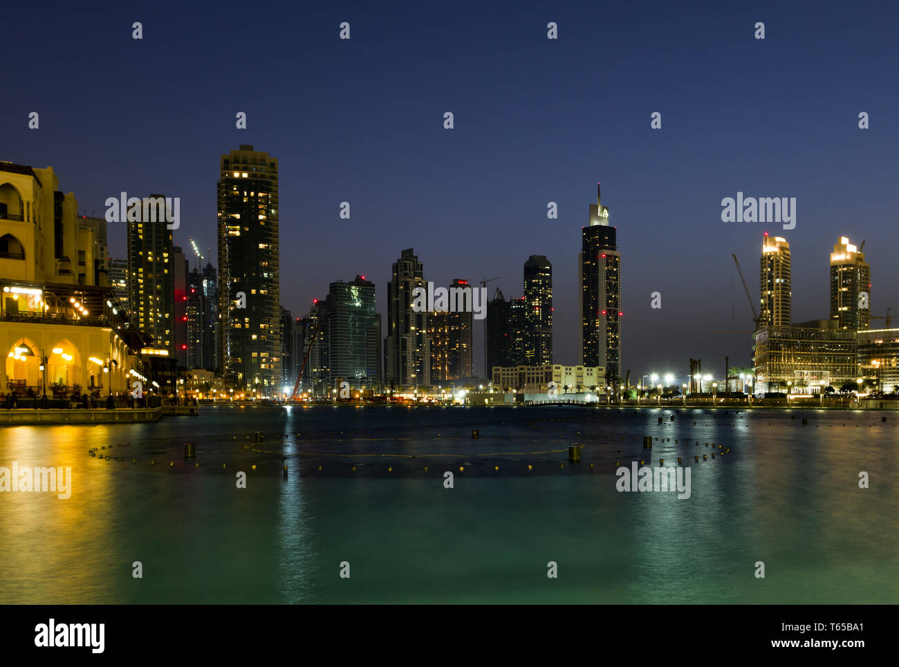 The Skyline of Dubai City Stock Photo - Alamy