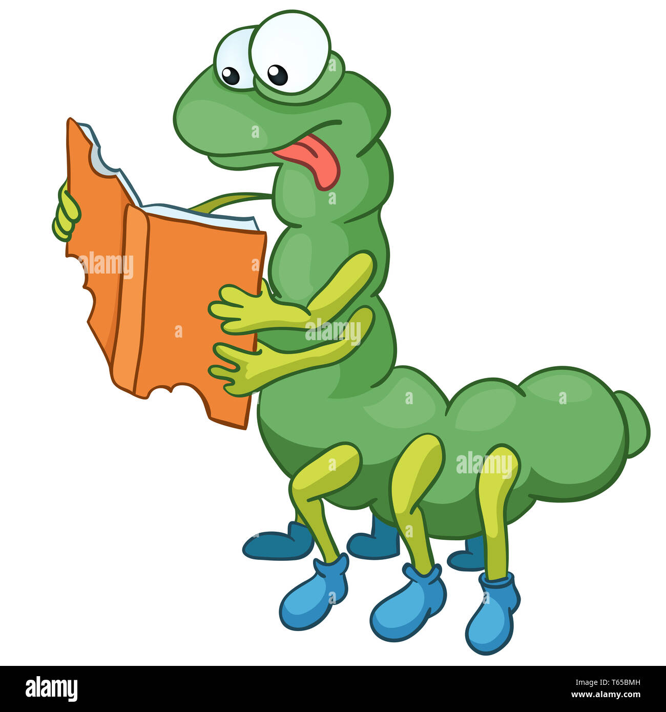 Cartoon caterpillar hi-res stock photography and images - Alamy