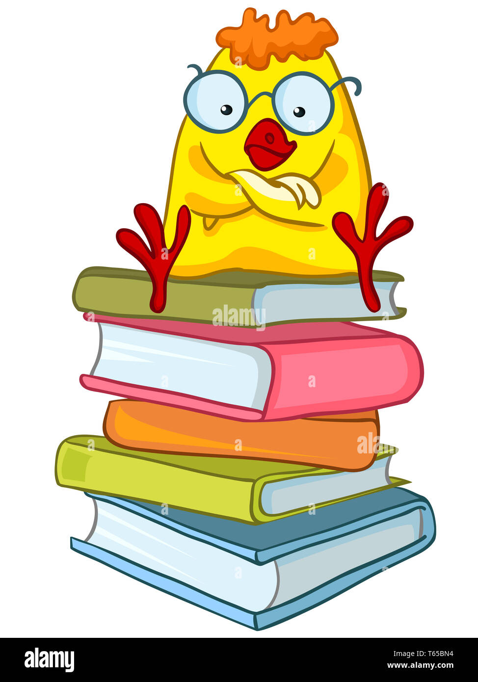 Cartoon Character Chicken Stock Photo - Alamy