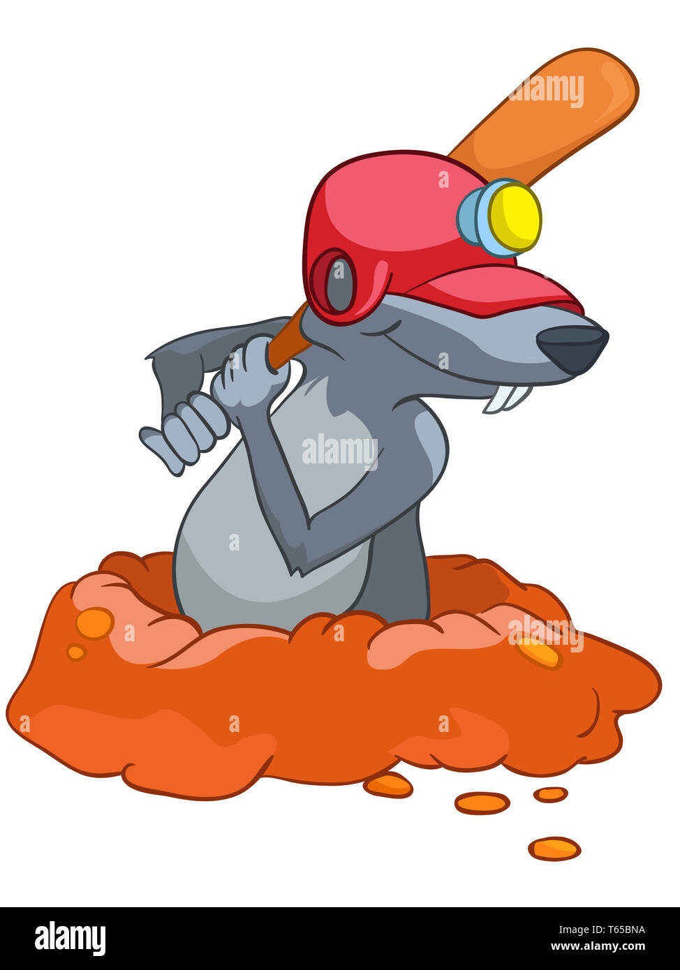 Cartoon mole hi-res stock photography and images - Alamy
