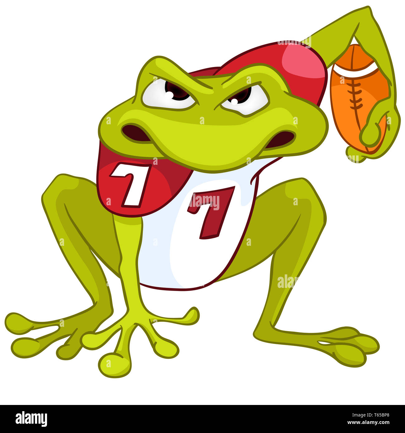 Cartoon character rugby ball football hi-res stock photography and ...