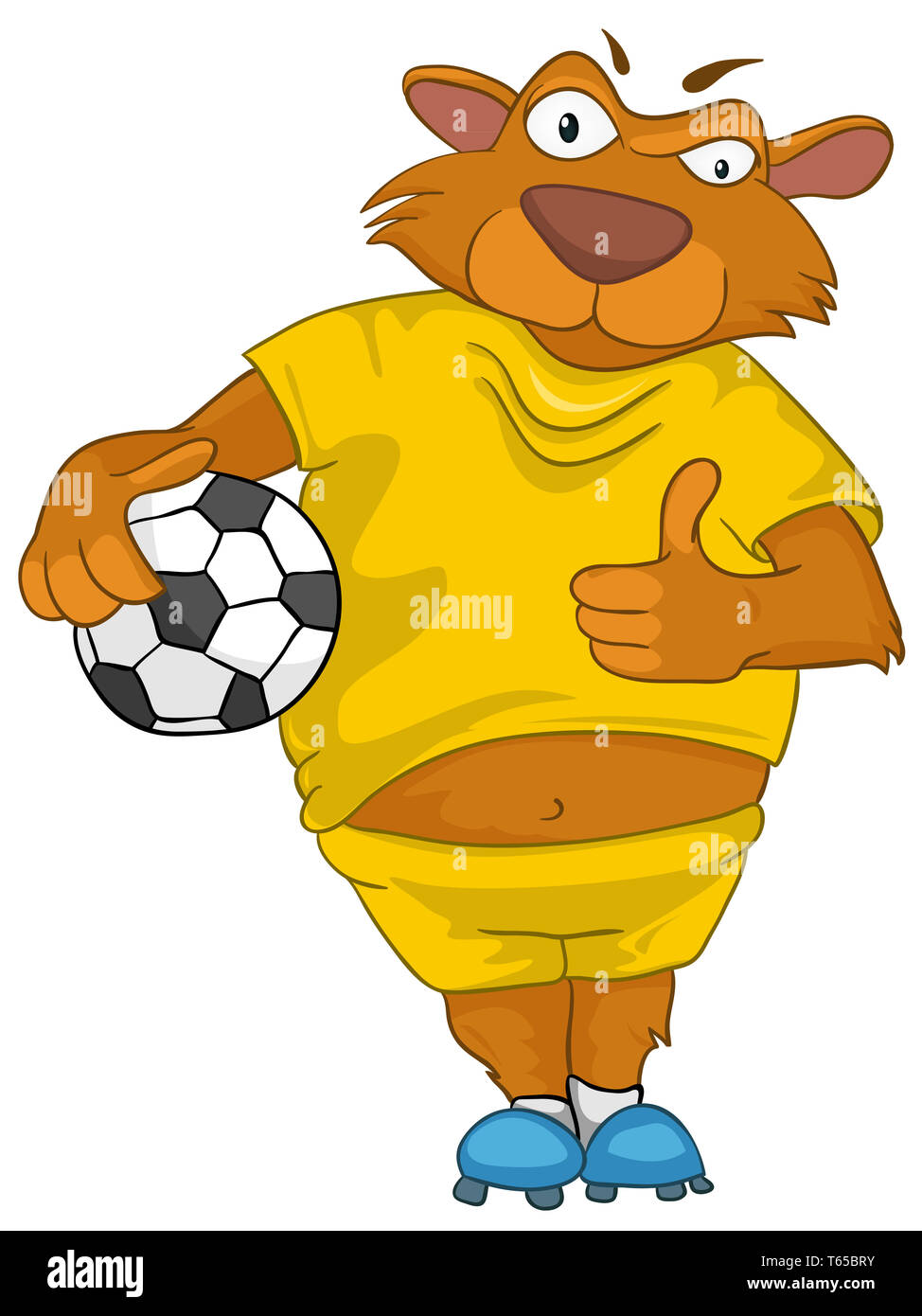 Cartoon Character Bear Stock Photo - Alamy