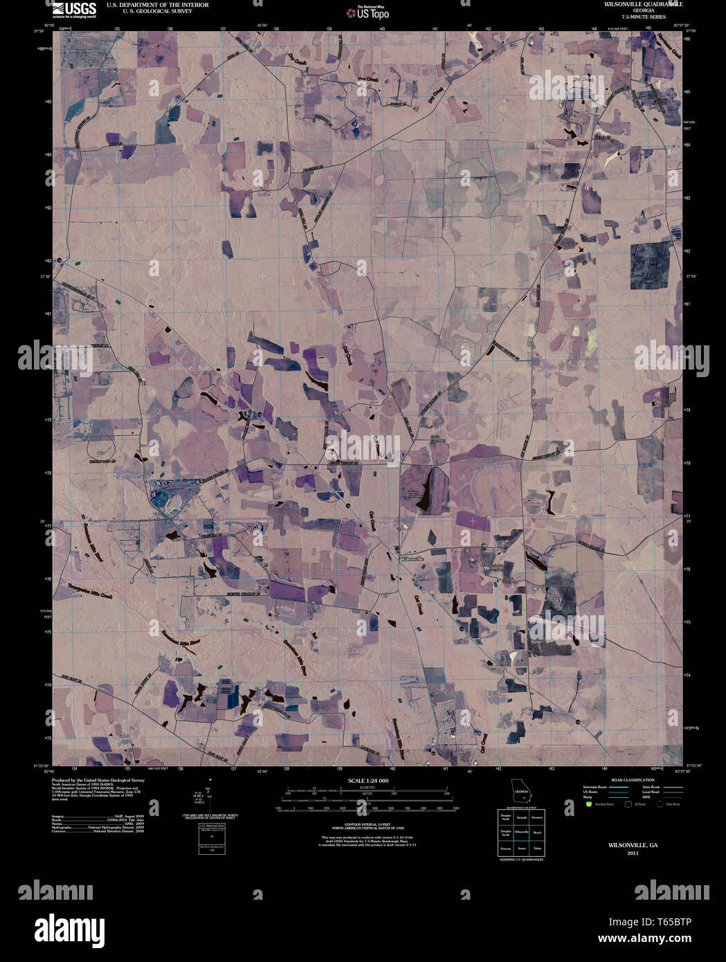 Map of wilsonville hi-res stock photography and images - Alamy