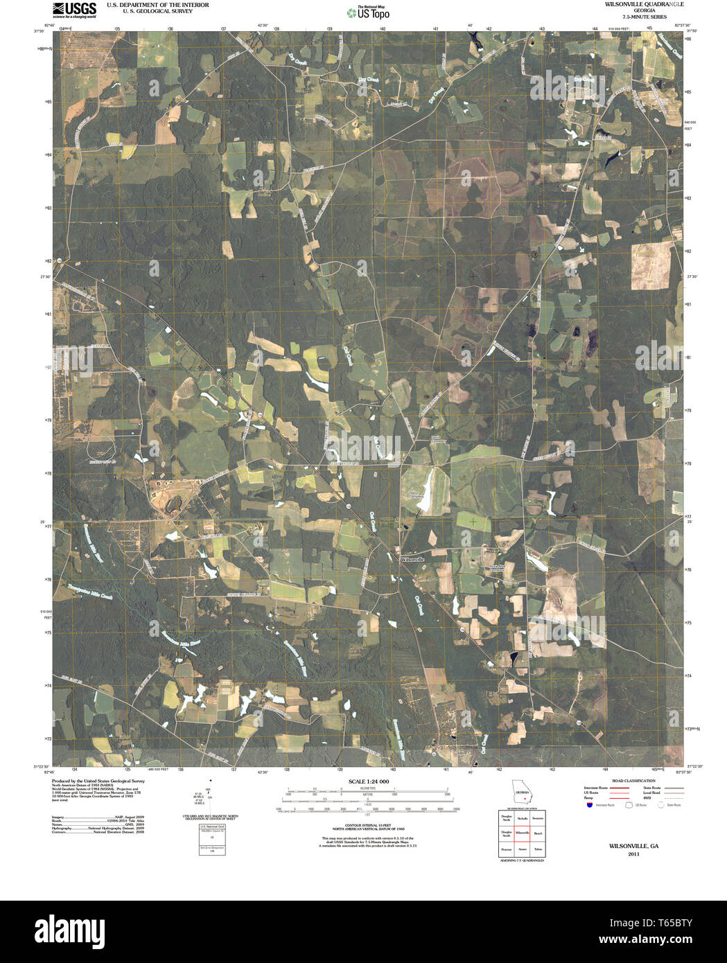 Map of wilsonville hi-res stock photography and images - Alamy