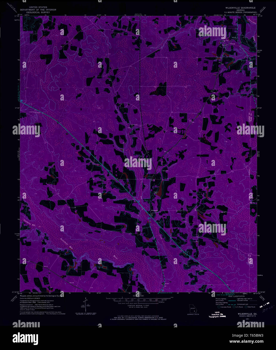 Map of wilsonville hi-res stock photography and images - Alamy