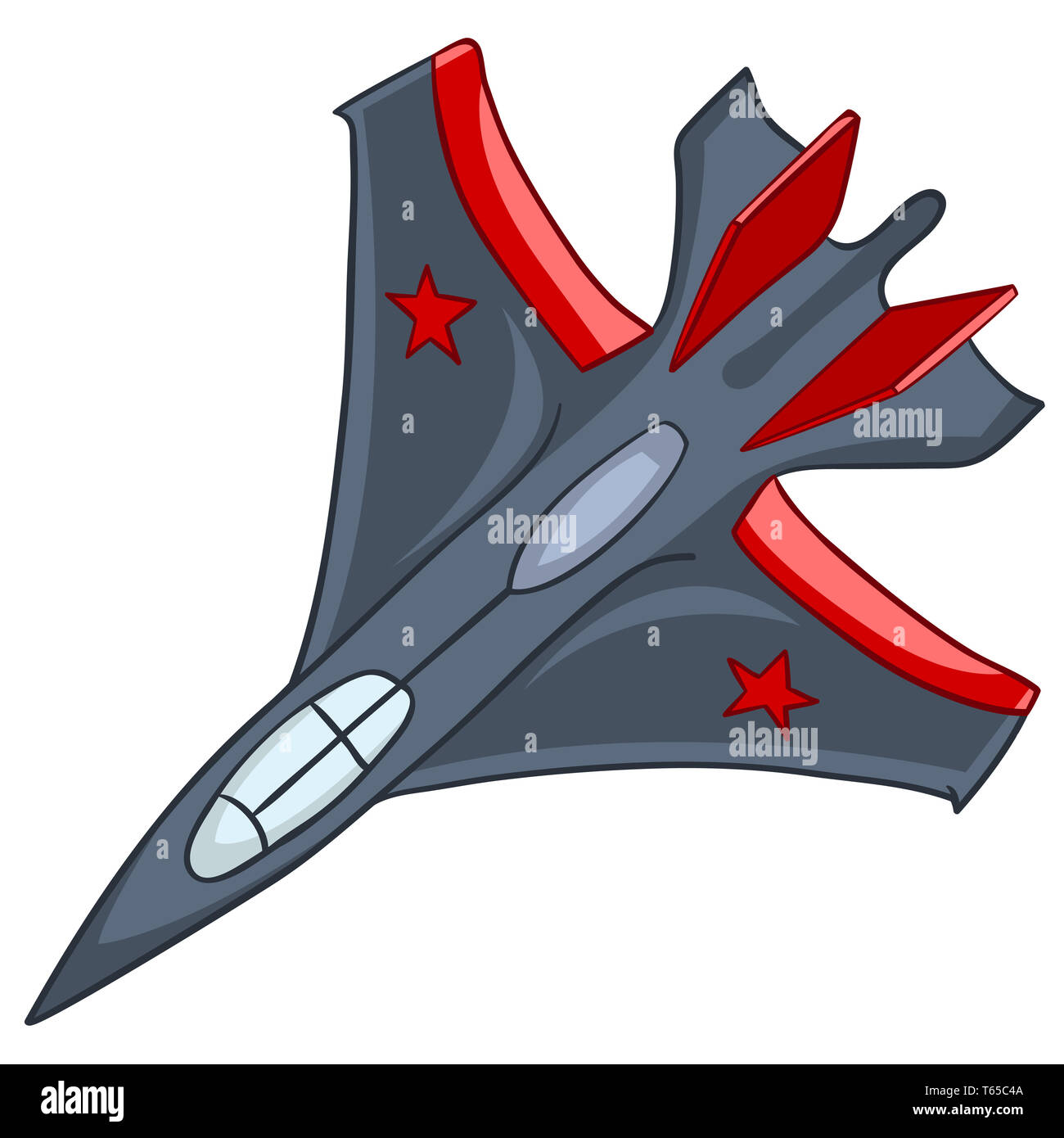 Cartoon airplane hi-res stock photography and images - Alamy