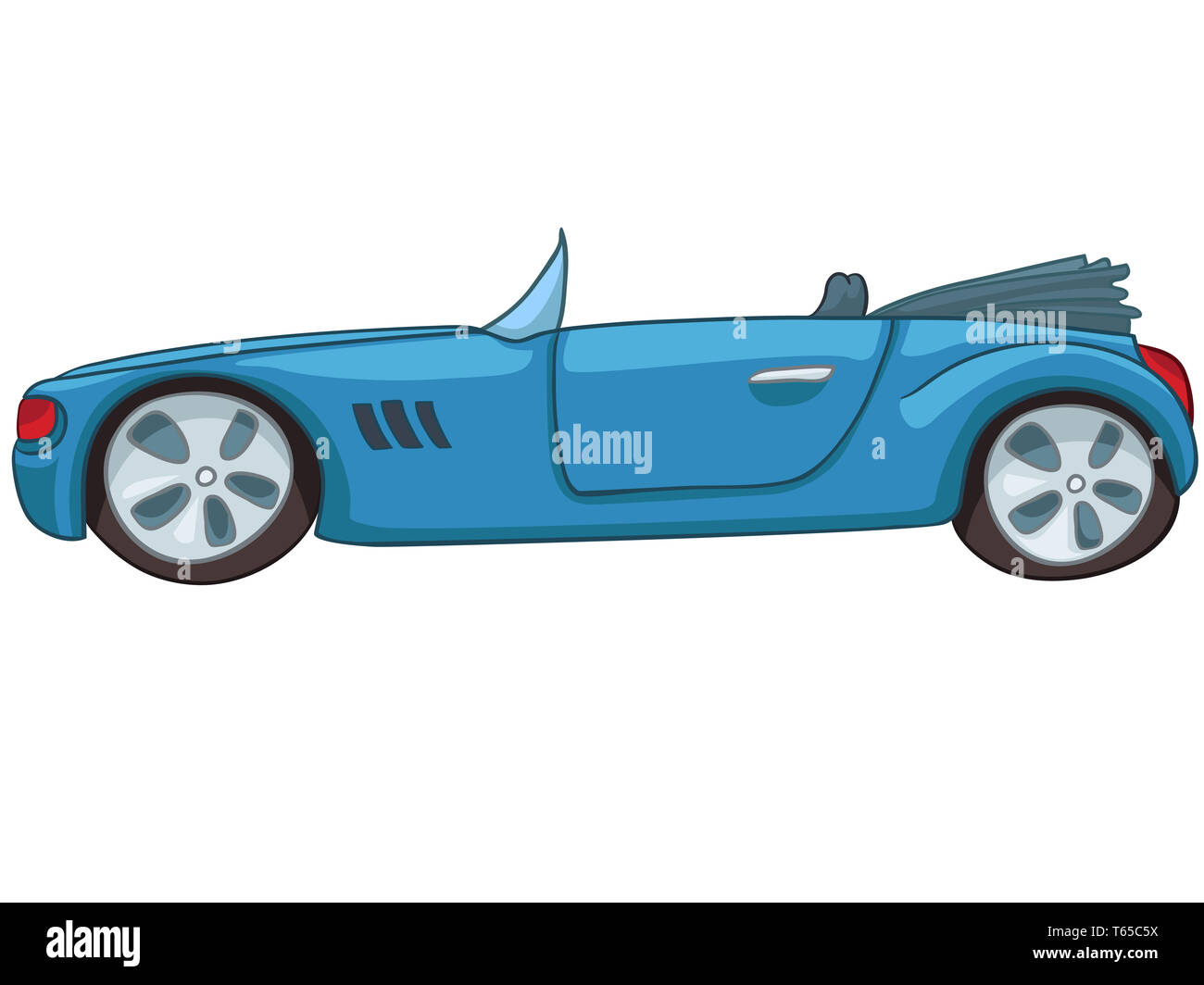 Funny racing car cartoon hi-res stock photography and images - Alamy