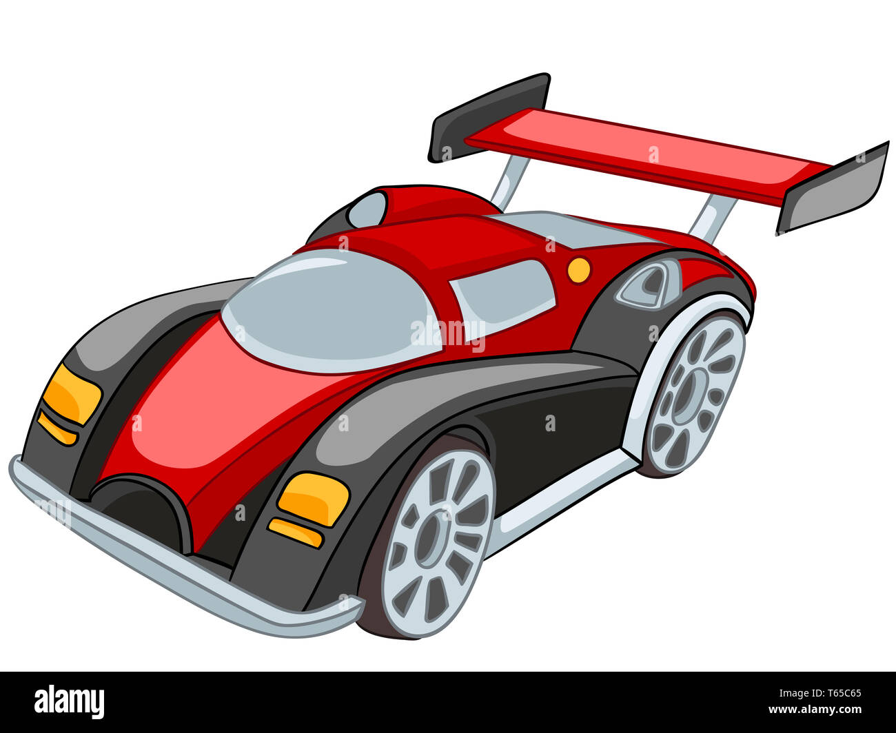 Funny car racing Cut Out Stock Images & Pictures - Alamy