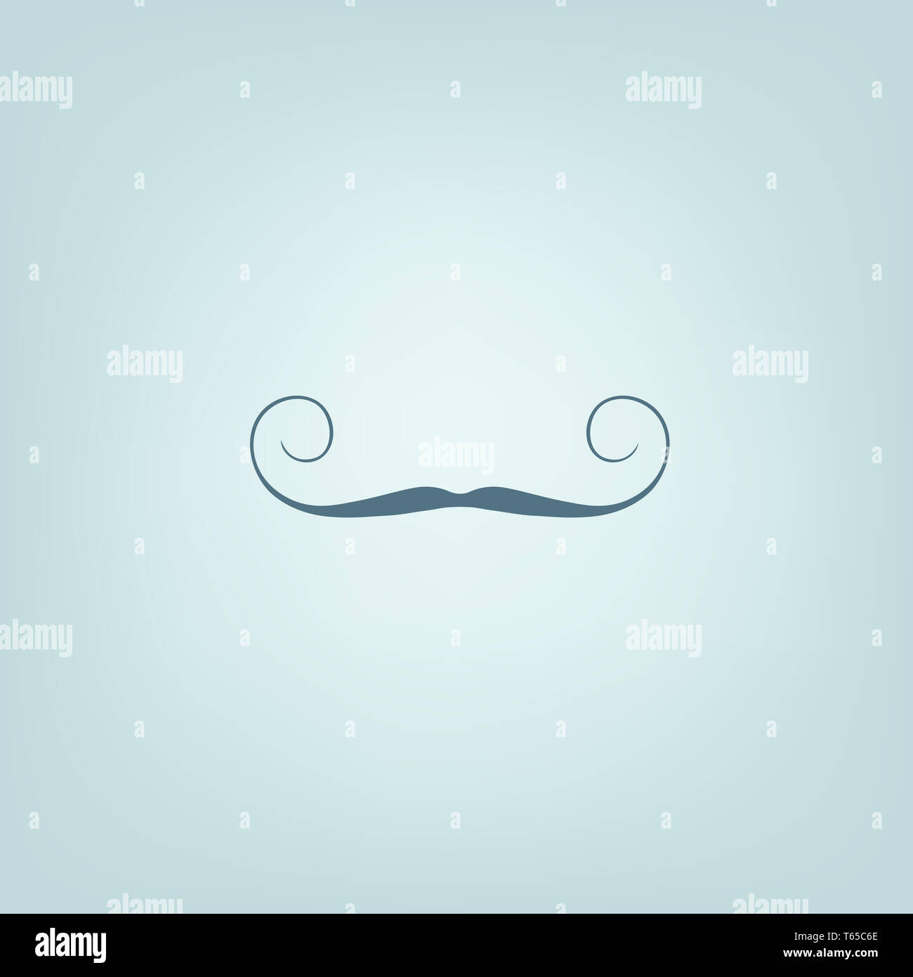 Hair curly mustache drawing art hi-res stock photography and images - Alamy