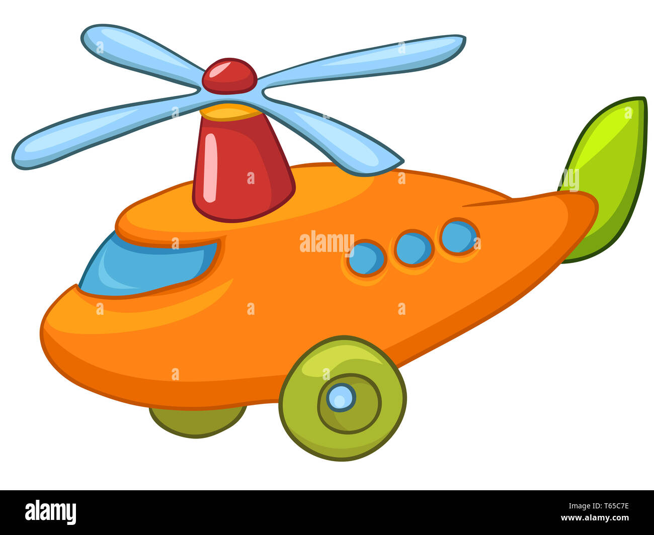 Helicopter cartoon hi-res stock photography and images - Alamy