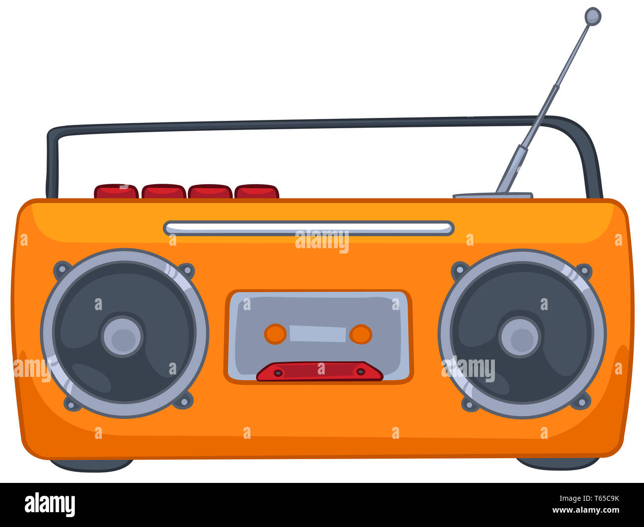 Cartoon Appliences Recorder Stock Photo - Alamy