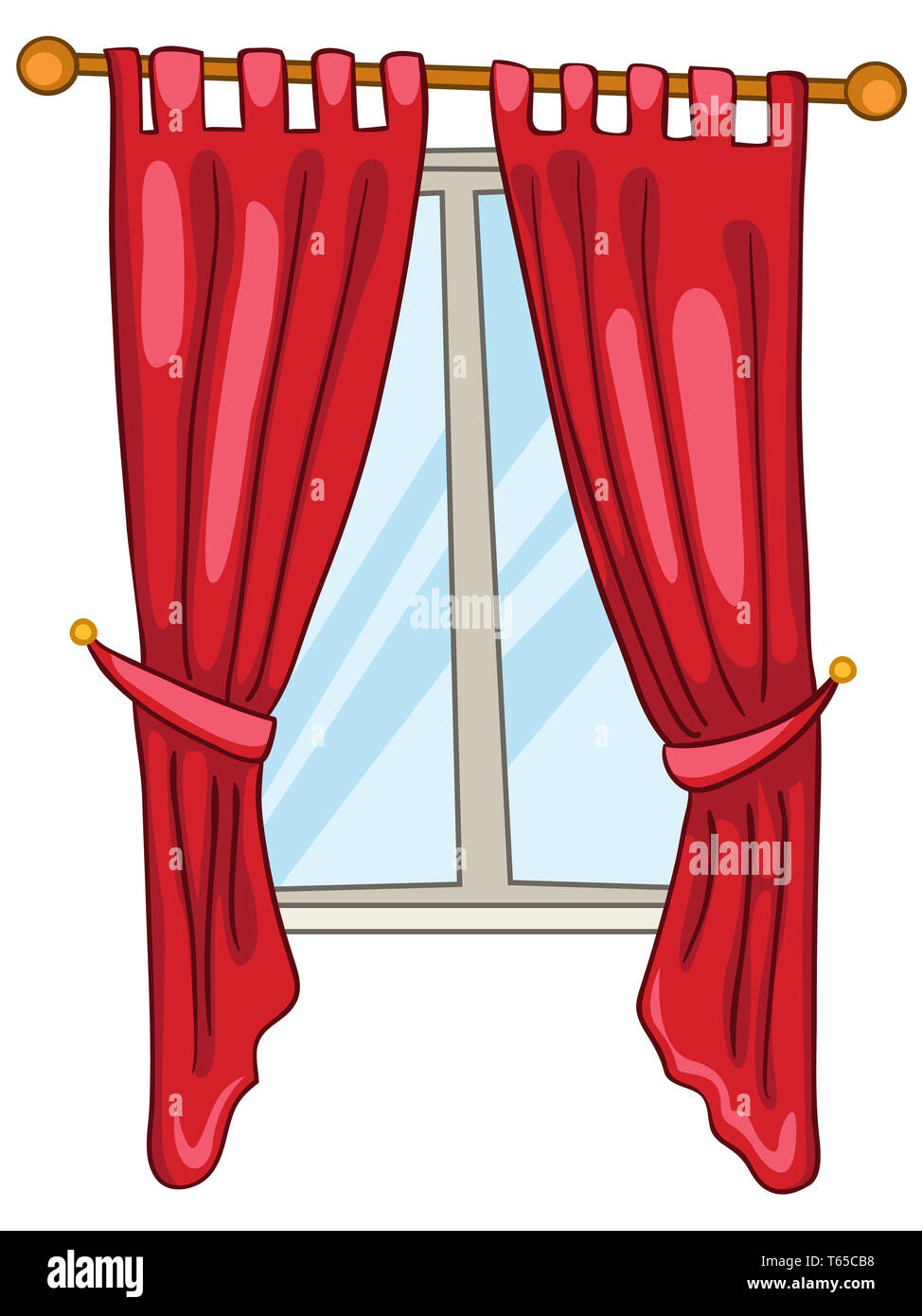 Curtain glass window Cut Out Stock Images & Pictures - Alamy