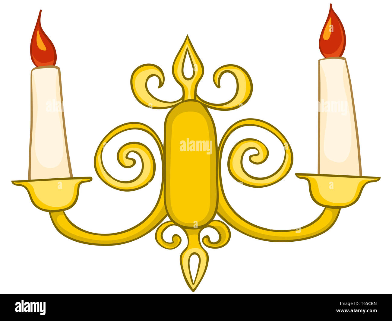 Cartoon Home Lamp Stock Photo - Alamy