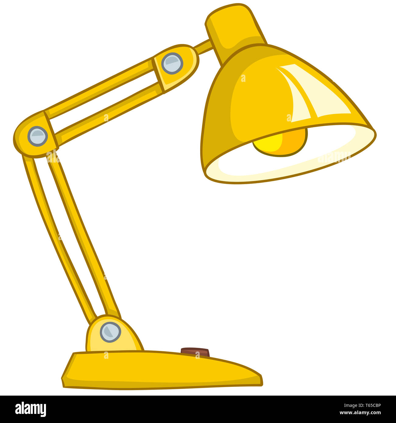 Cartoon Home Lamp Stock Photo - Alamy