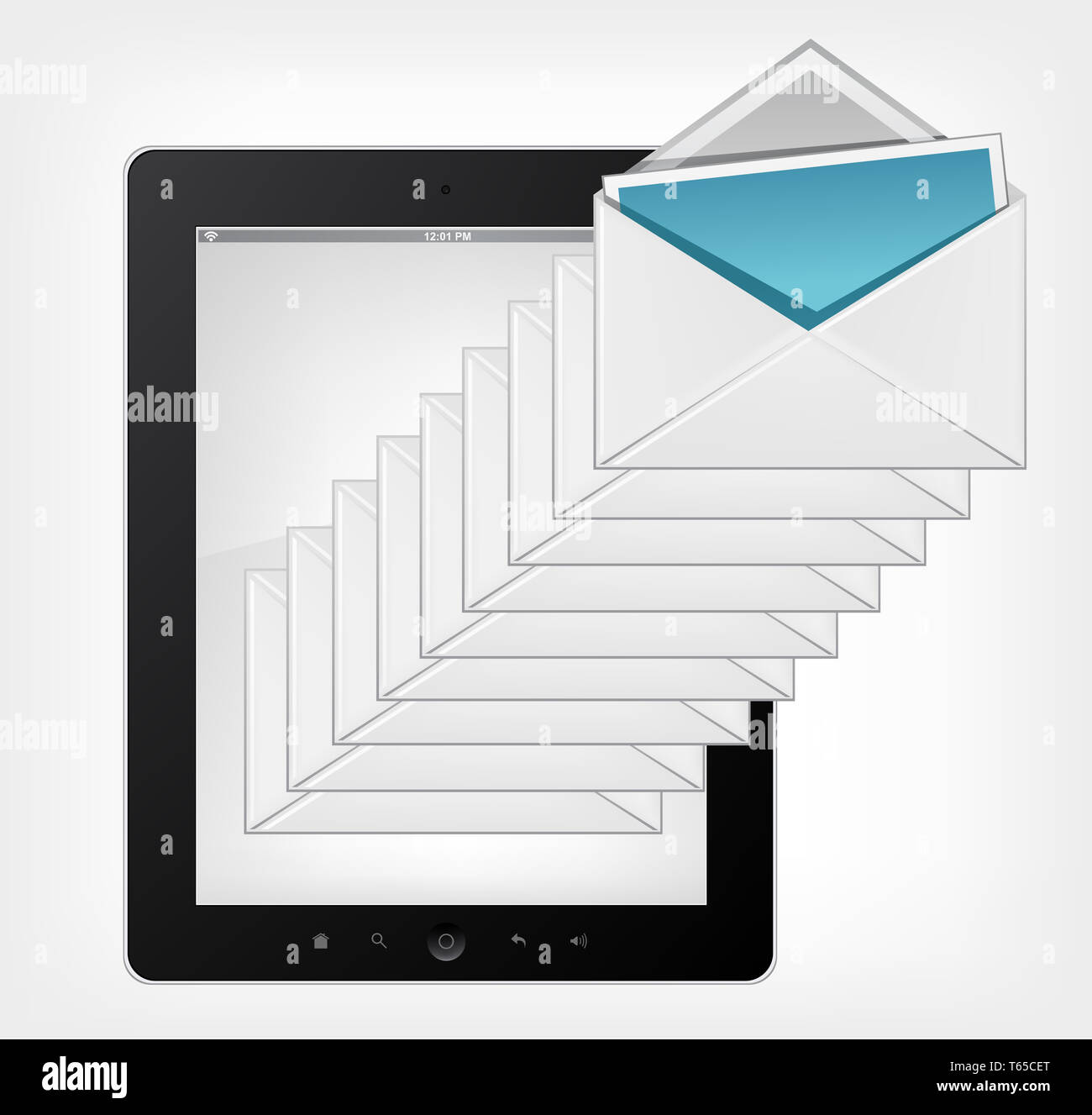 Set of Tablet PC Stock Photo - Alamy