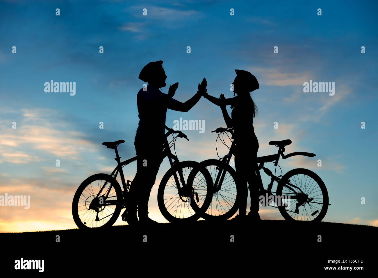 Silhouette man clapping hi-res stock photography and images - Alamy