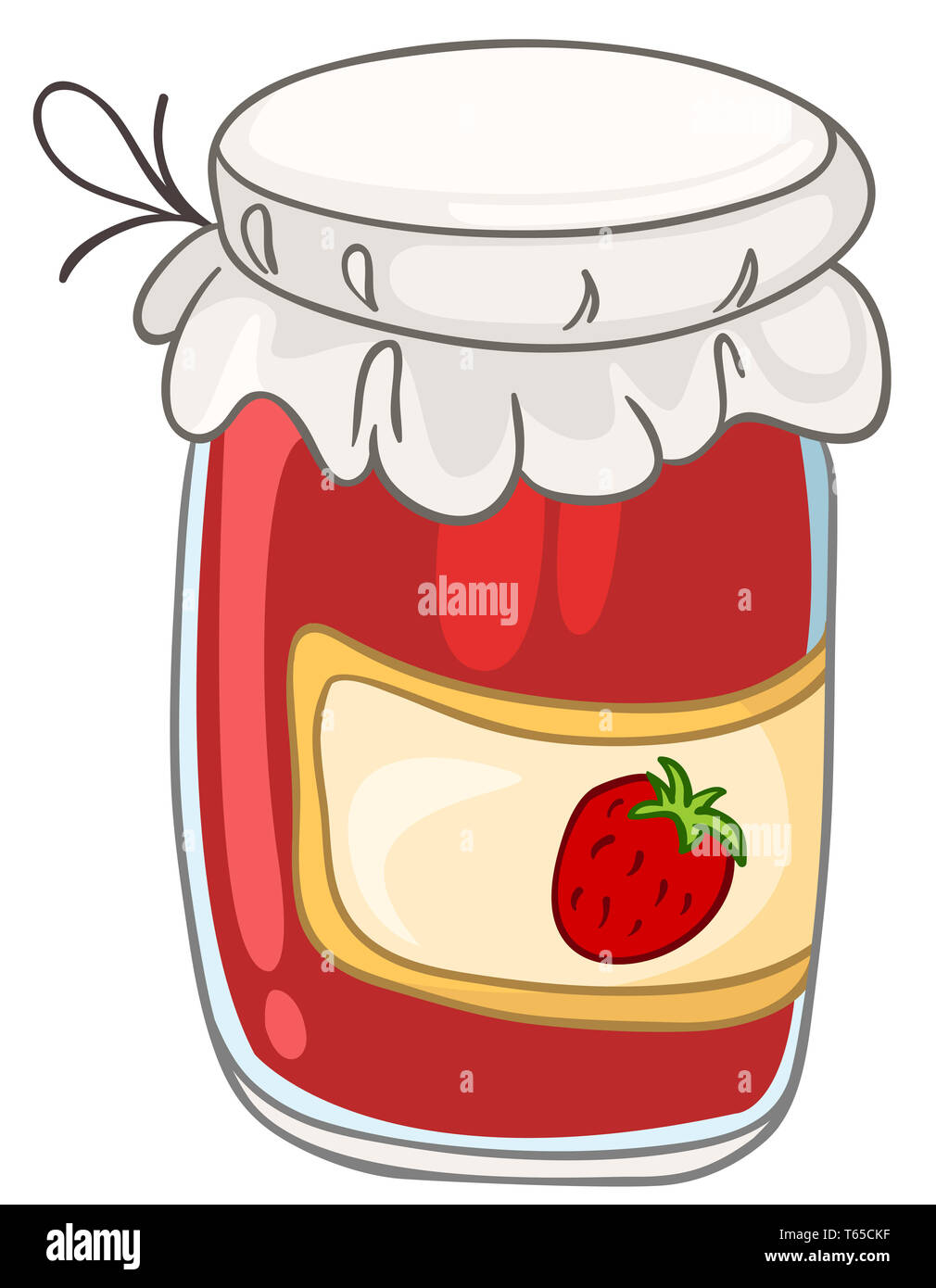 Cartoon jam jar hi-res stock photography and images - Alamy