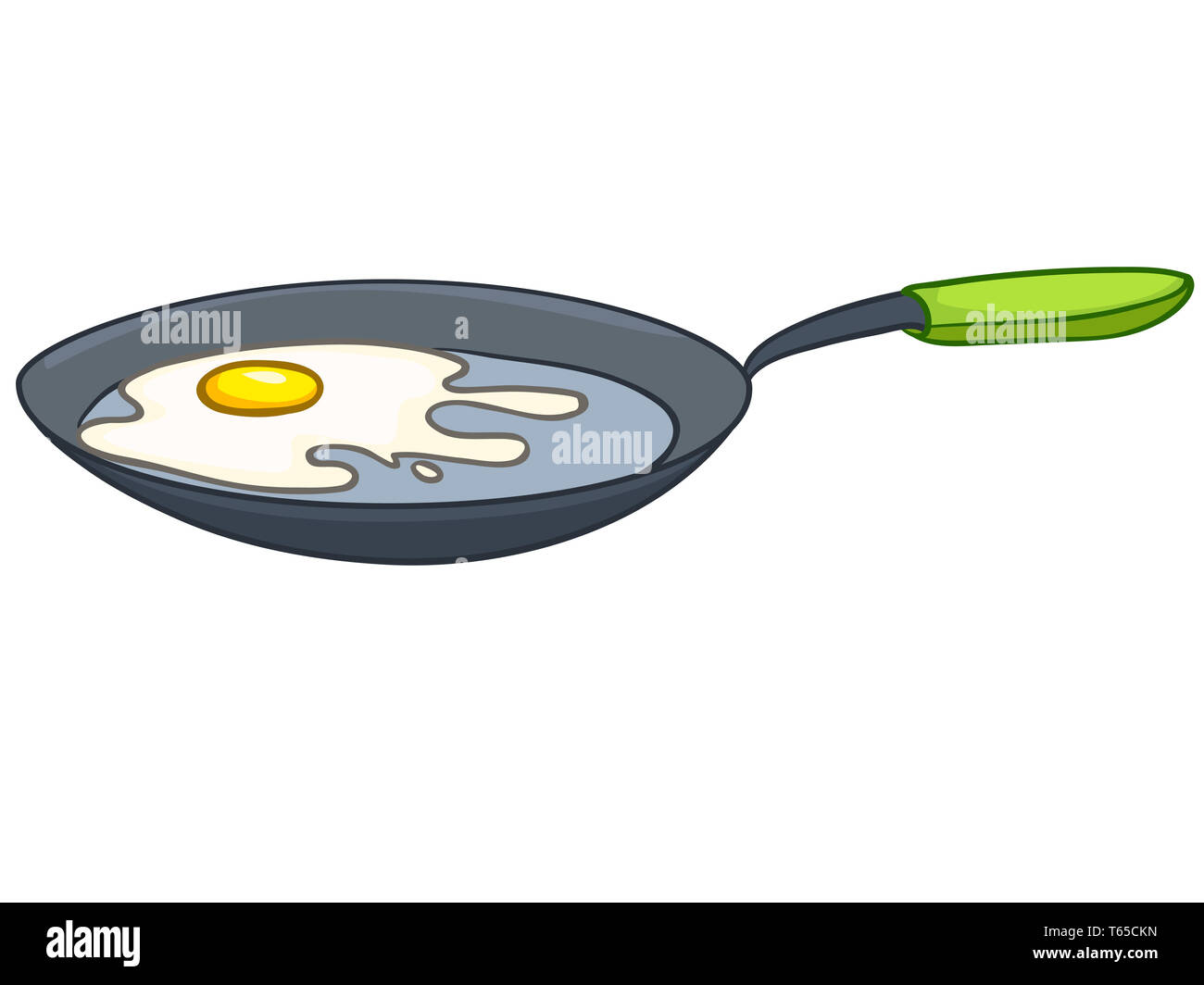 Cartoon frying pan hi-res stock photography and images - Alamy