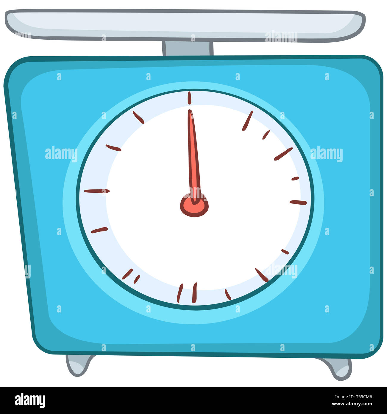 Cartoon food scale hi-res stock photography and images - Alamy