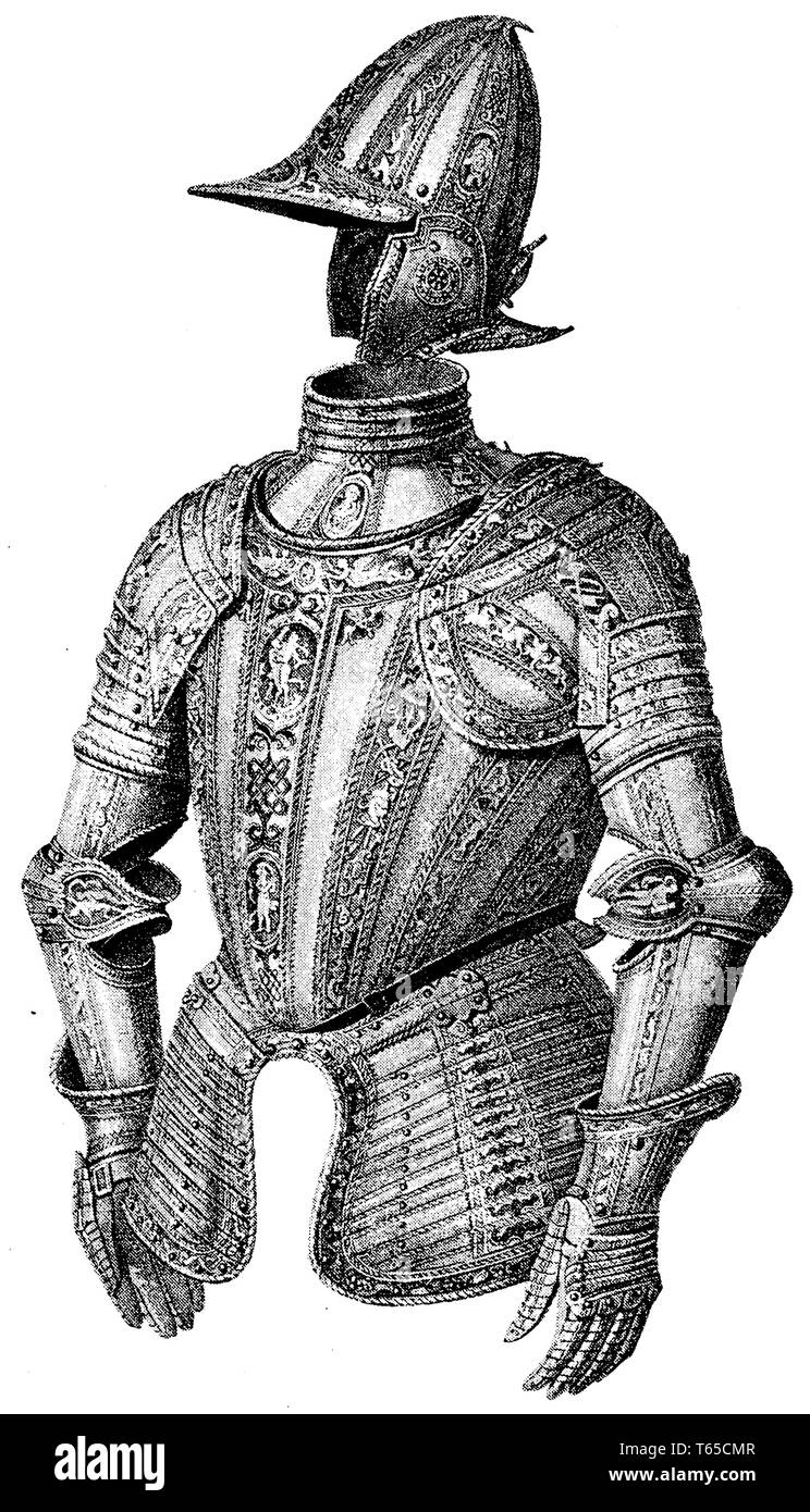 French half armor from the end of the 16th century (Museum of Barstoje ...