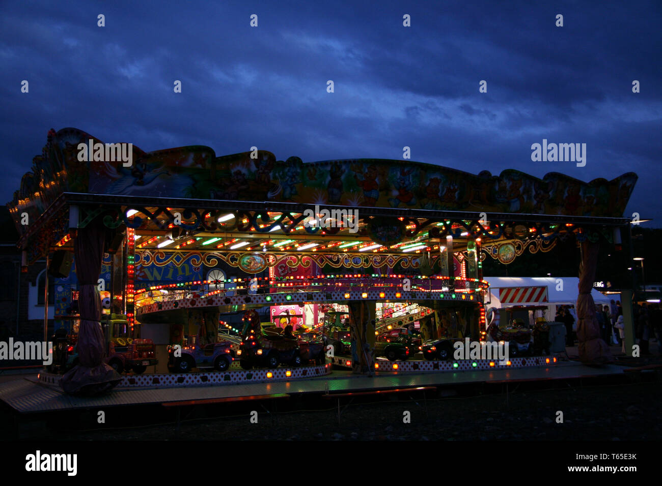 Fun fair roundabout hi-res stock photography and images - Alamy