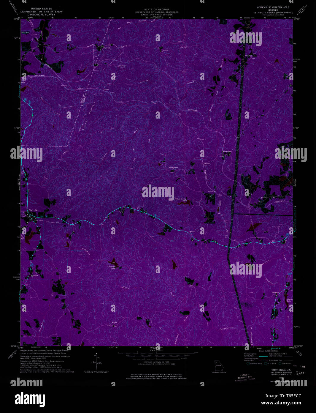 Map of yorkville hi-res stock photography and images - Alamy
